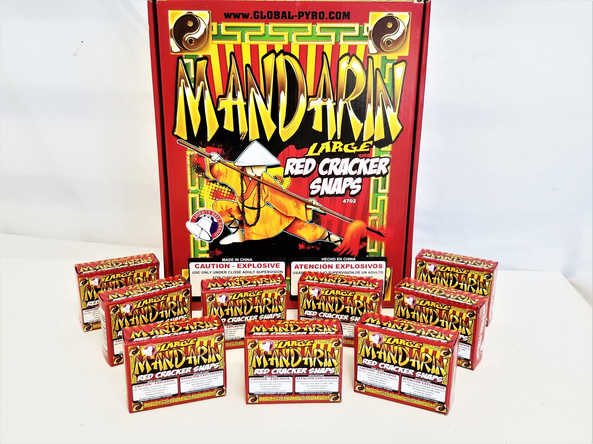 NEW Large Mandarin Red Cracker Snaps 24 Count (adult Pop Snaps) By ...