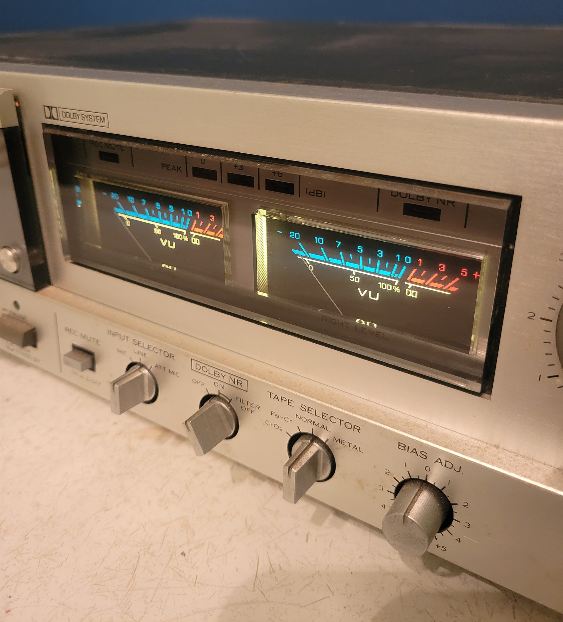Kenwood KX-800 Vintage Tape Deck. Tested And Powers On