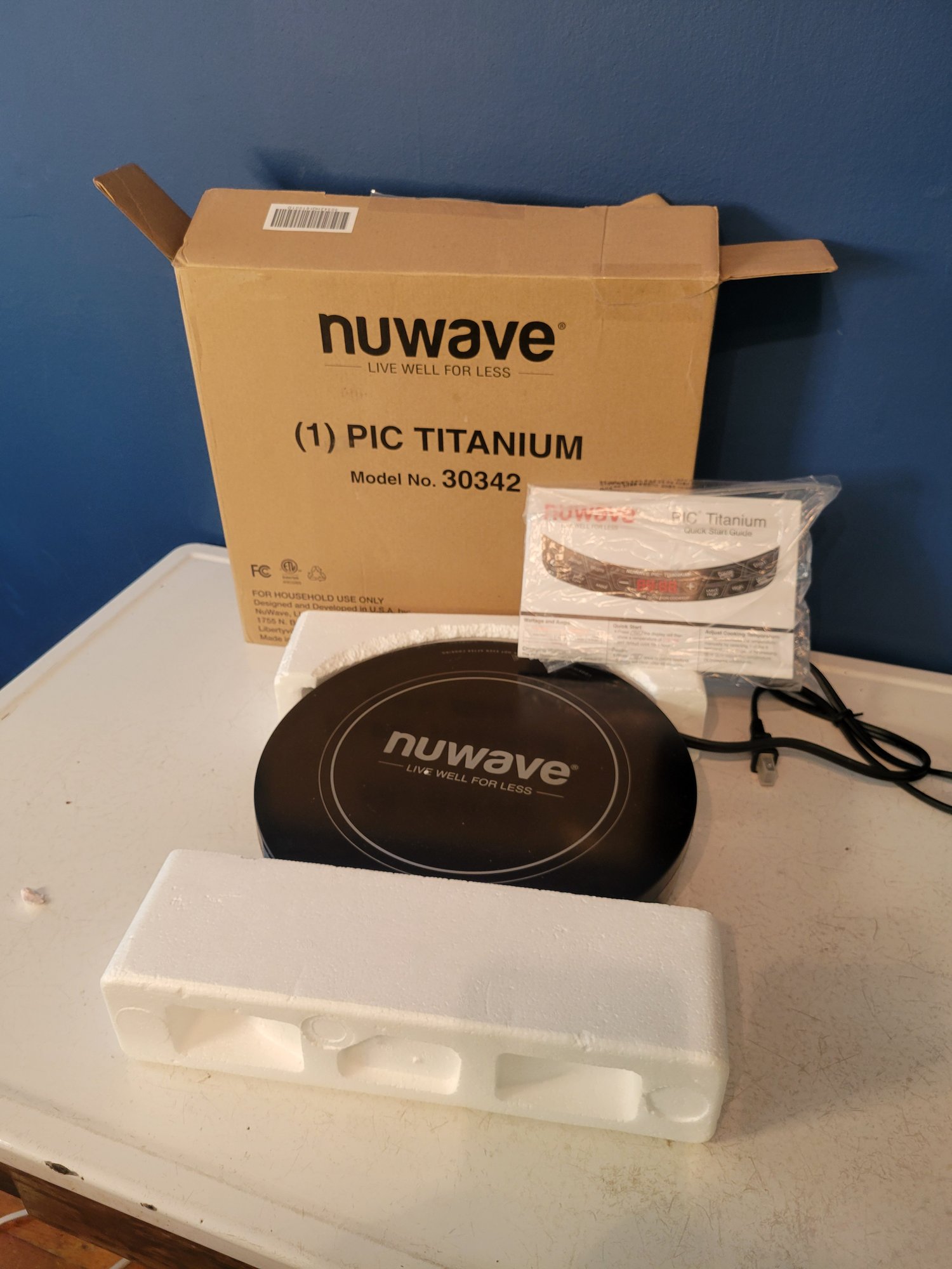 Nuwave Titanium Induction Cooktop #1. Brand New In Box