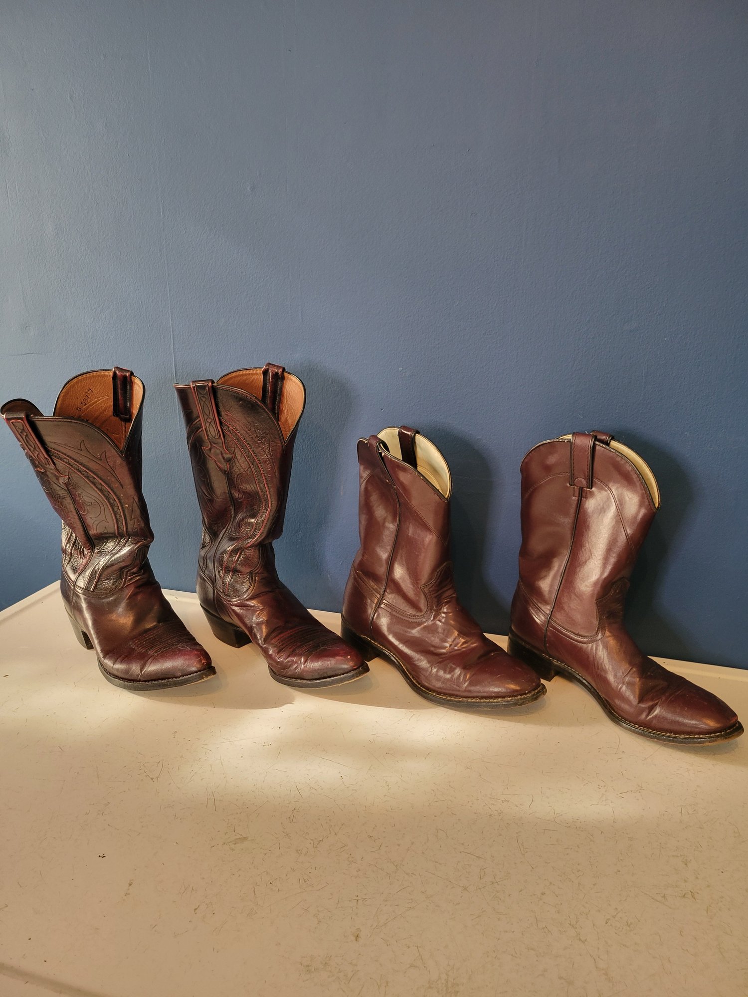 Men's Cowboy Boot Pair. Durango And Luchesse. Size 10 ...