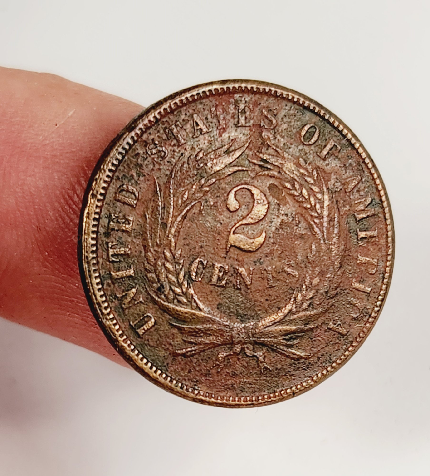 1867 2 Cent Piece #1910106 | Auctionninja.com