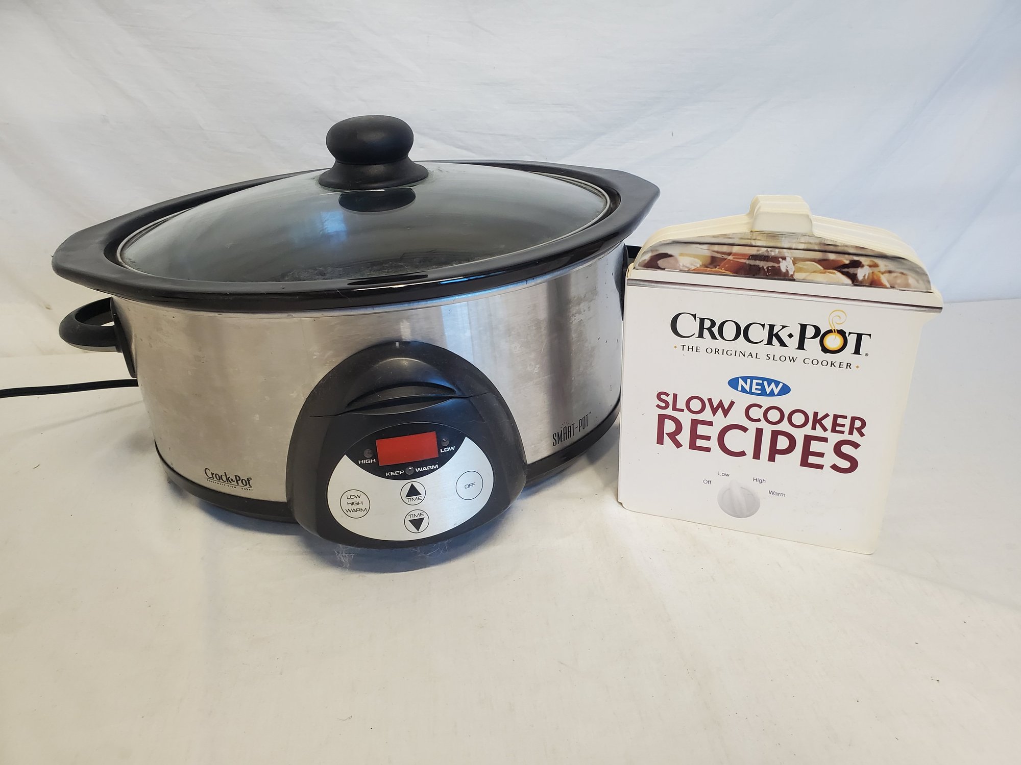 Stainless Steel Crock Pot Smart Pot Slow Cooker Model SCVC604 With ...