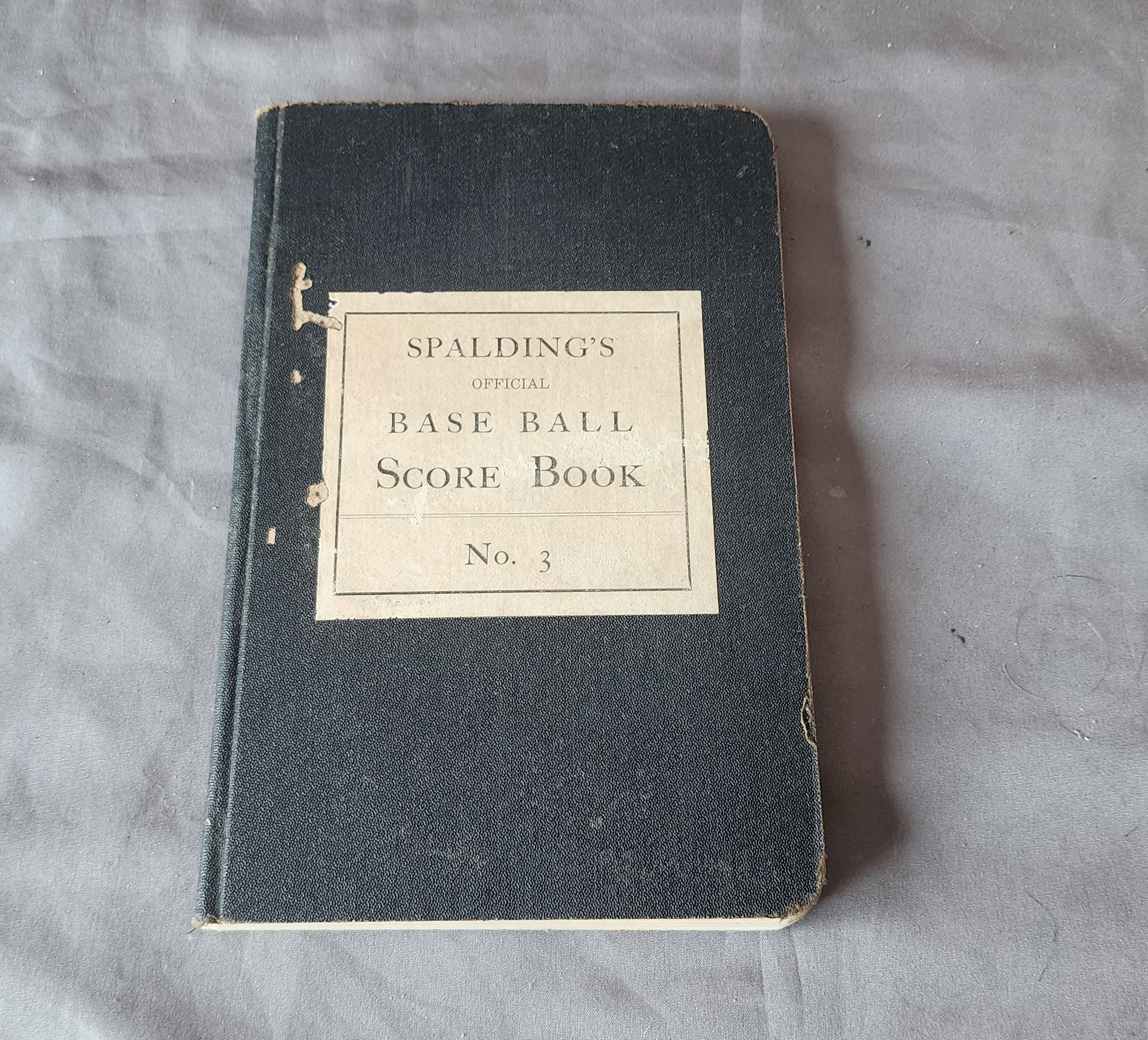 Antique Spadlings Official Baseball Score Book #3, C1905 ~ Some Pages ...