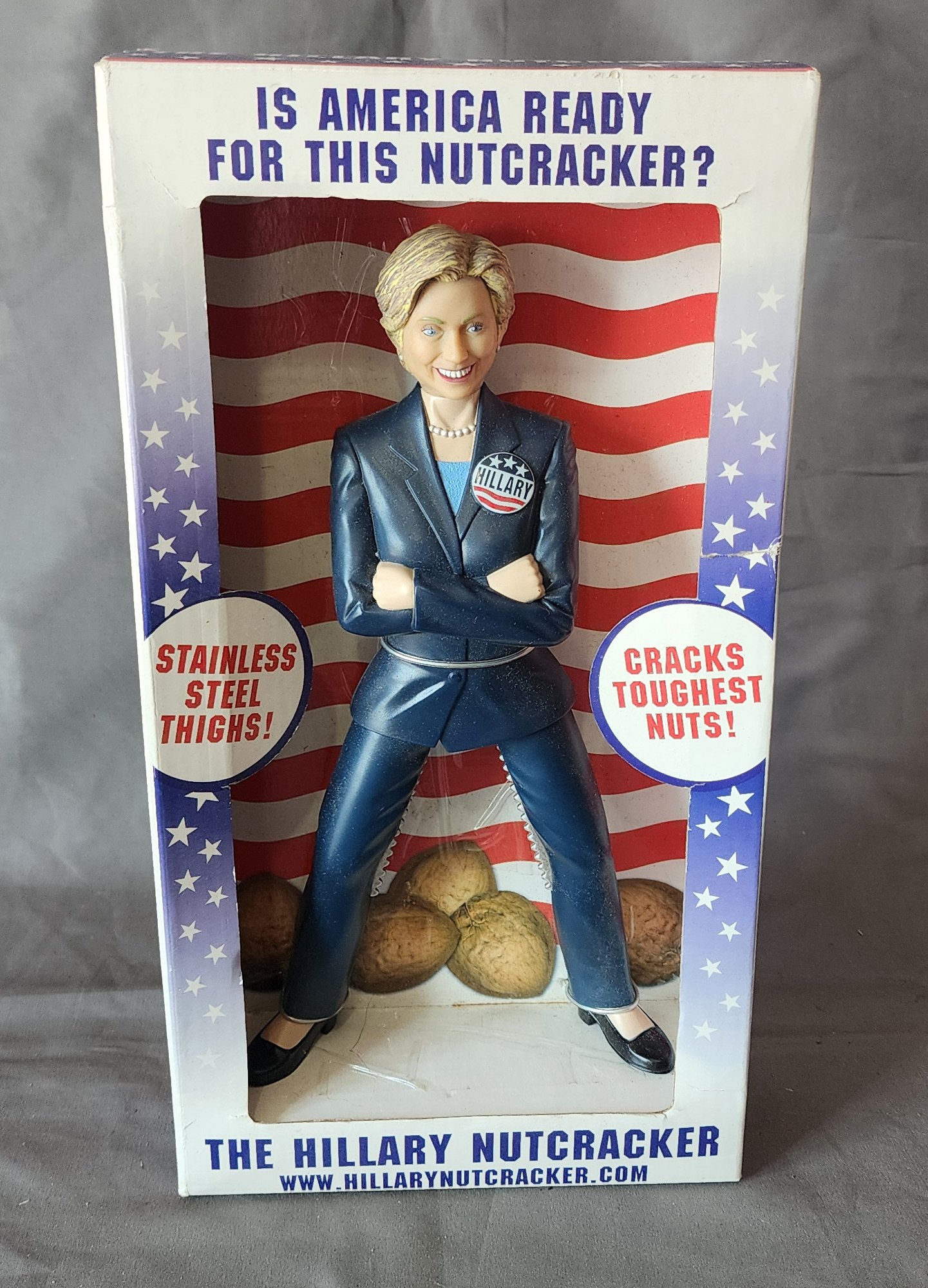 *NIB* Hillary Clinton Nutcracker Figure #1923722 | Auctionninja.com