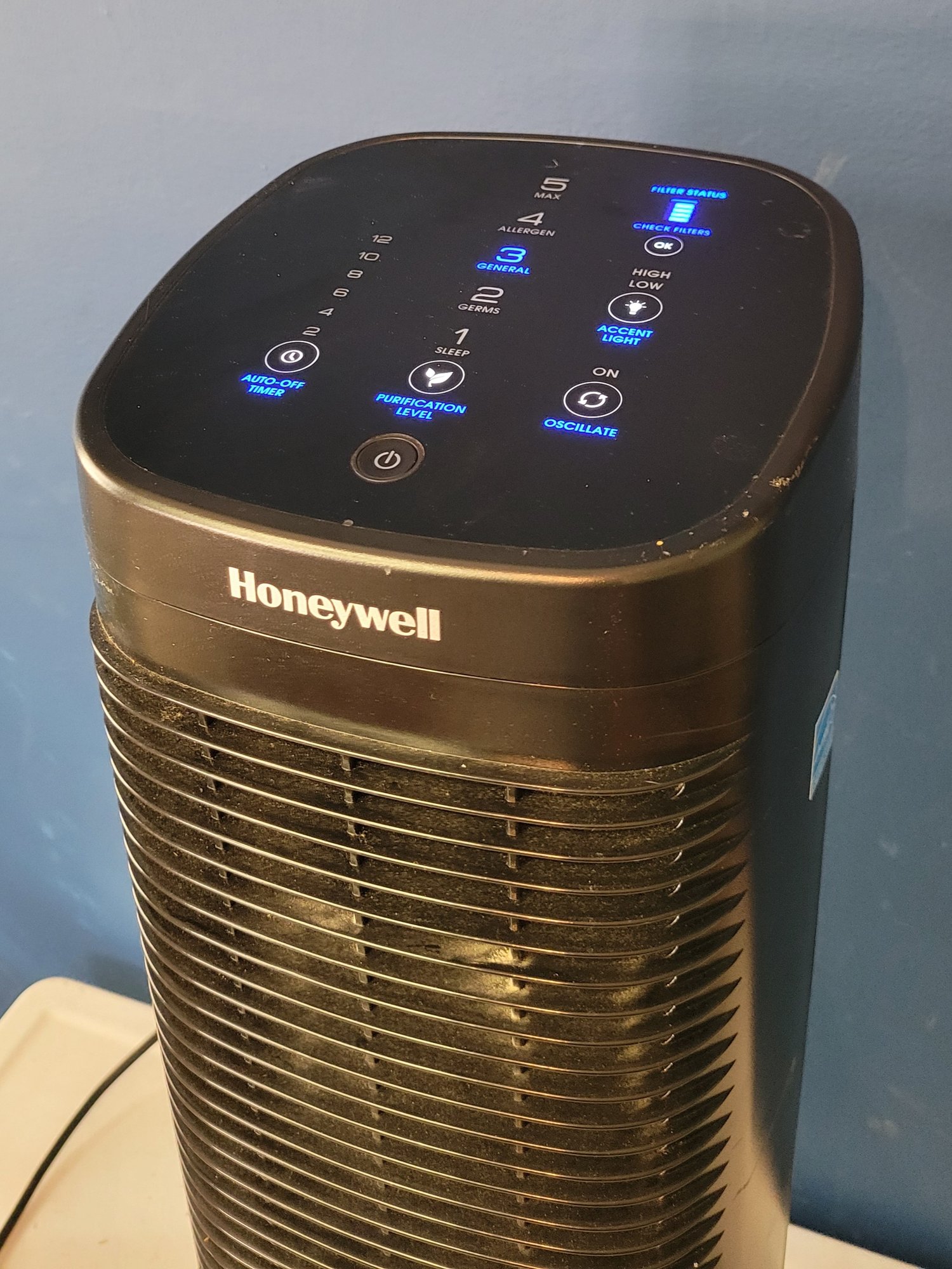 Honeywell Tower Air Purifier. (Kaz, Intertek, Helen Of Troy)- Model ...