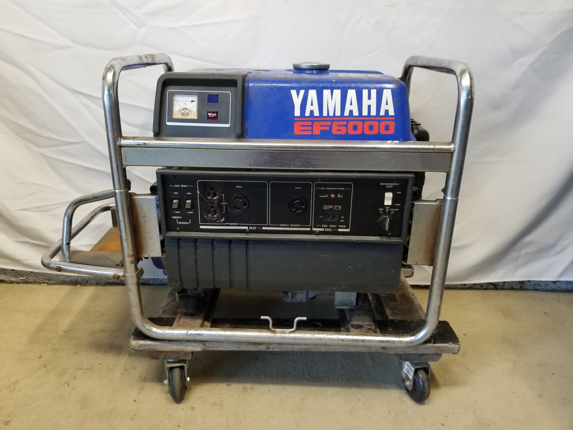 Yamaha EF6000 Gasoline Generator - Works! #1933945 | Auctionninja.com