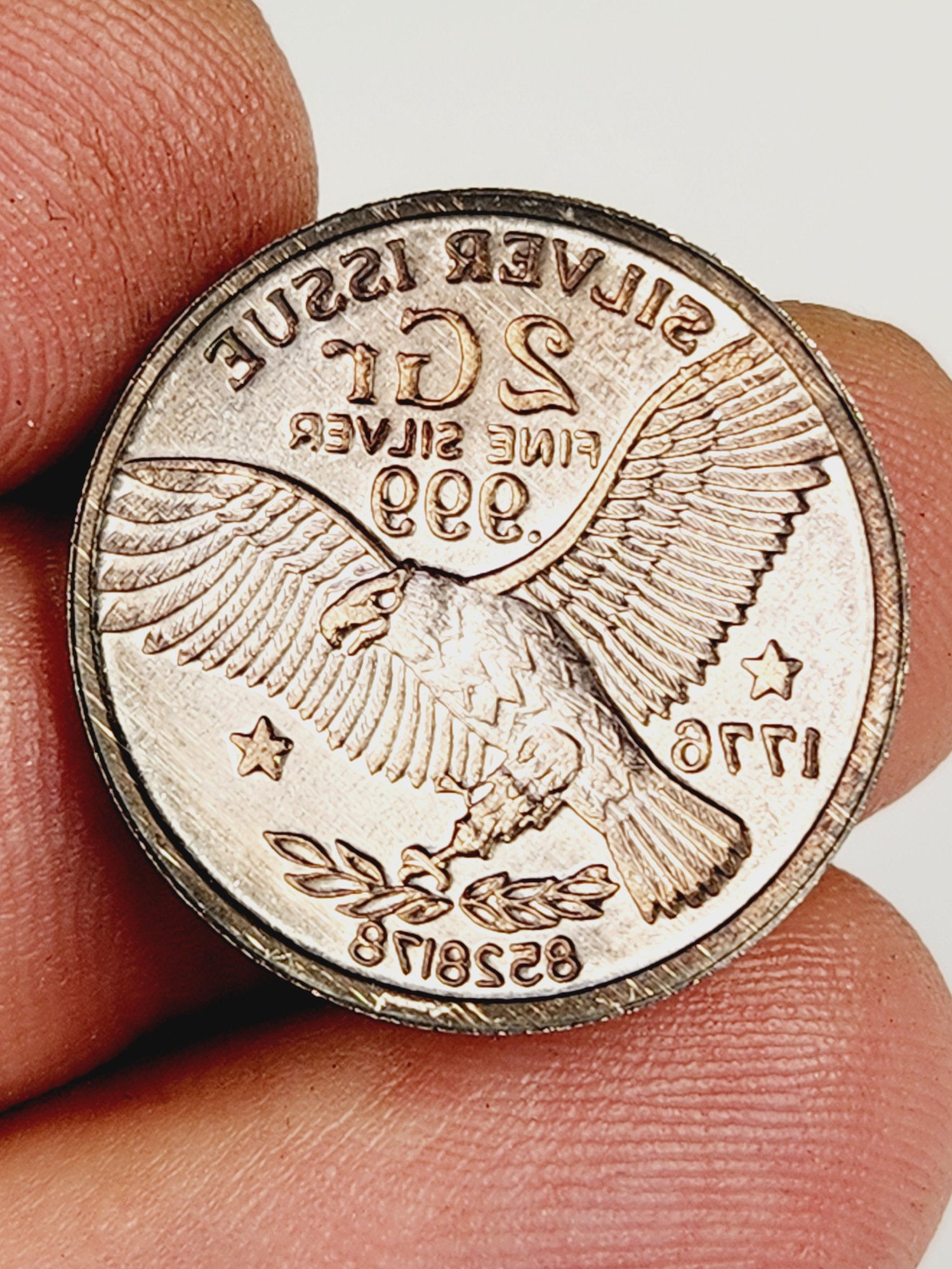 2 Gram Pure .999 SILVER Coin With Eagle #1950664 | Auctionninja.com