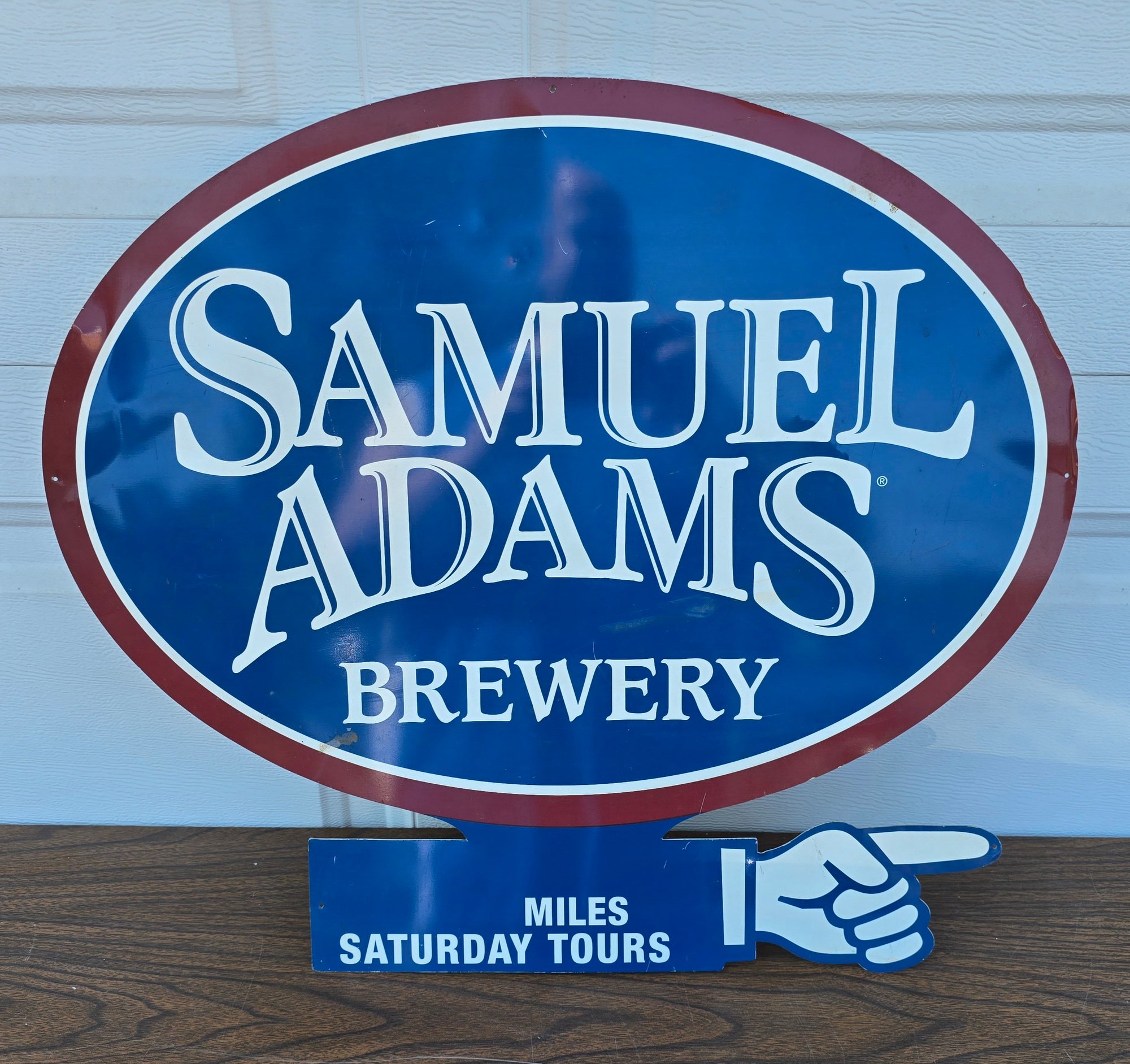 Rare Vintage Sam Adams "this Way" Road Sign #1958742 | Auctionninja.com