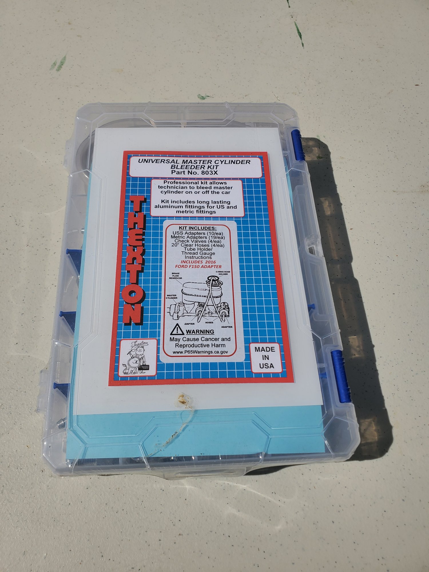 New Thexton Universal Master Cylinder Bleeder Kit #1961085 ...