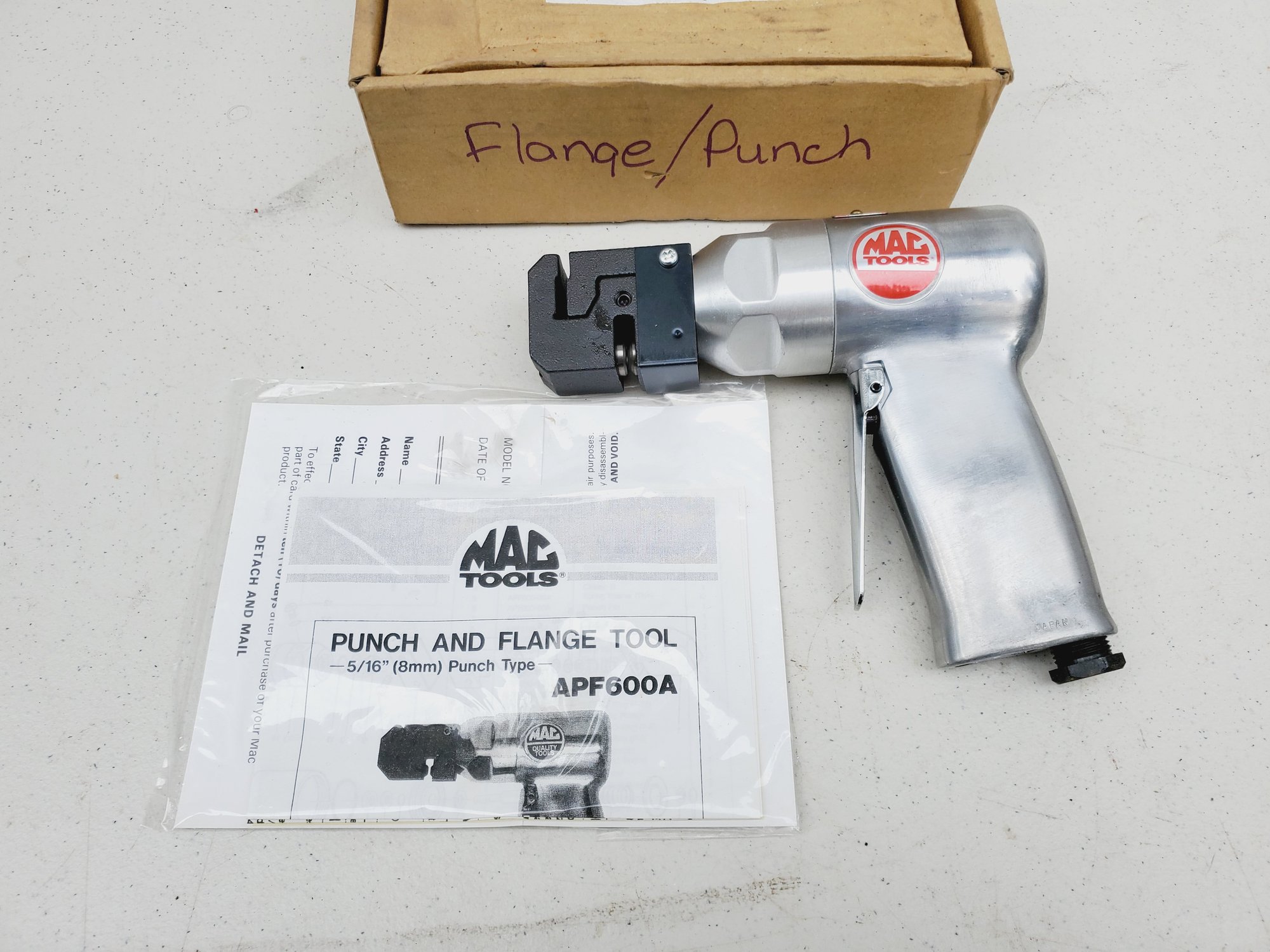 Never Used MAC Tools Model APF600A Punch / Flange Tool #1966936 ...