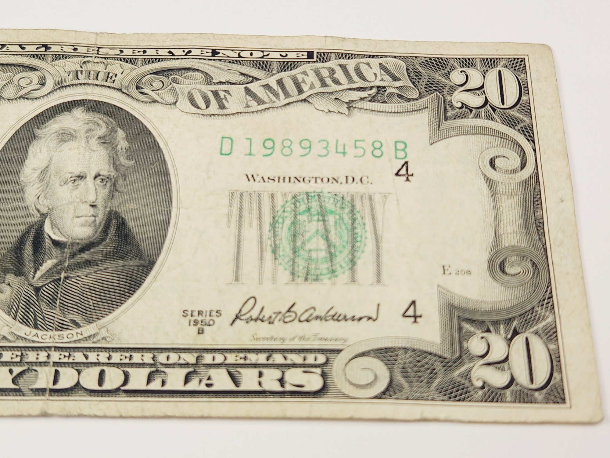 Kool.......1950 Old Style $20 Dollar Bill #1970149 | Auctionninja.com