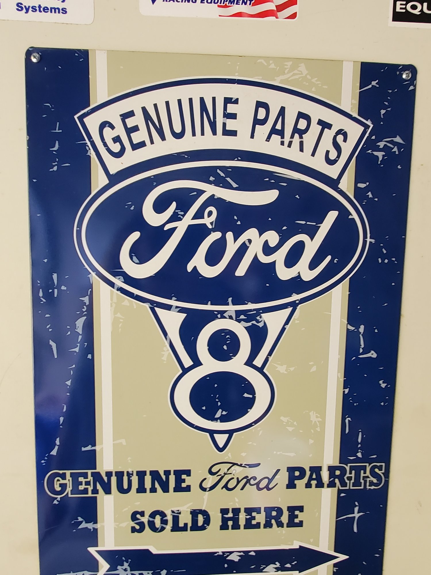 FORD Genuine Parts Metal Wall Sign #1976410 | Auctionninja.com