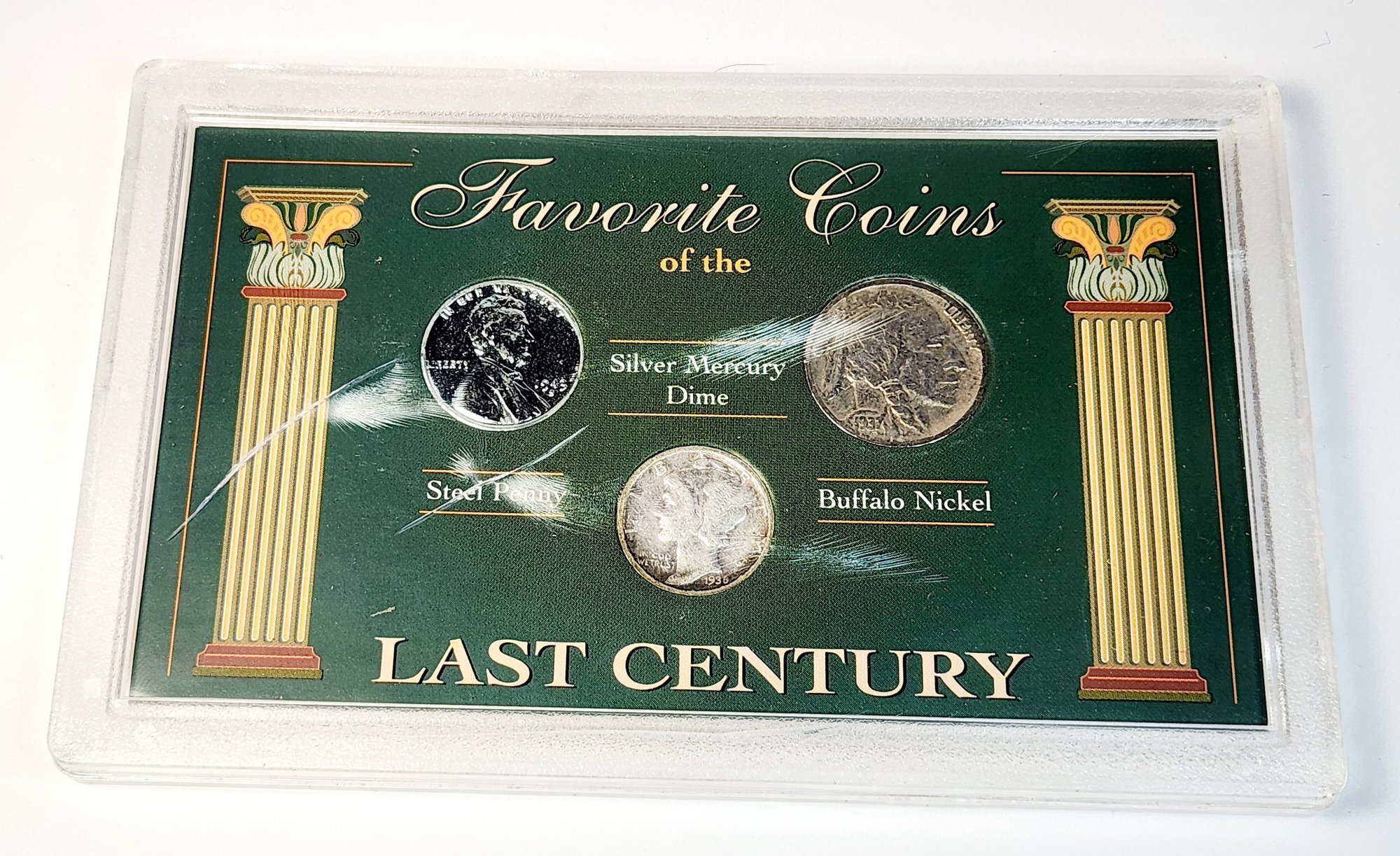 Favorite Coins Of The Last Century Coin Set - Steel War Penny, Buffalo ...
