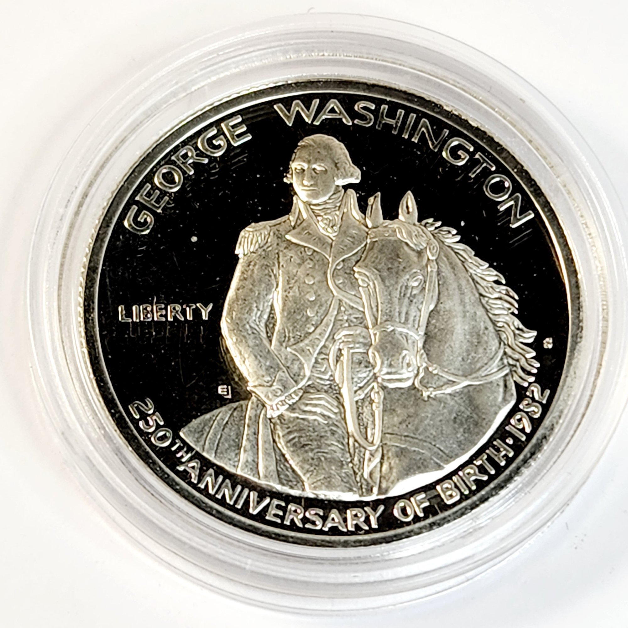 1732-1982 George Washington Commemorative Proof 90% Silver Half Dollar ...