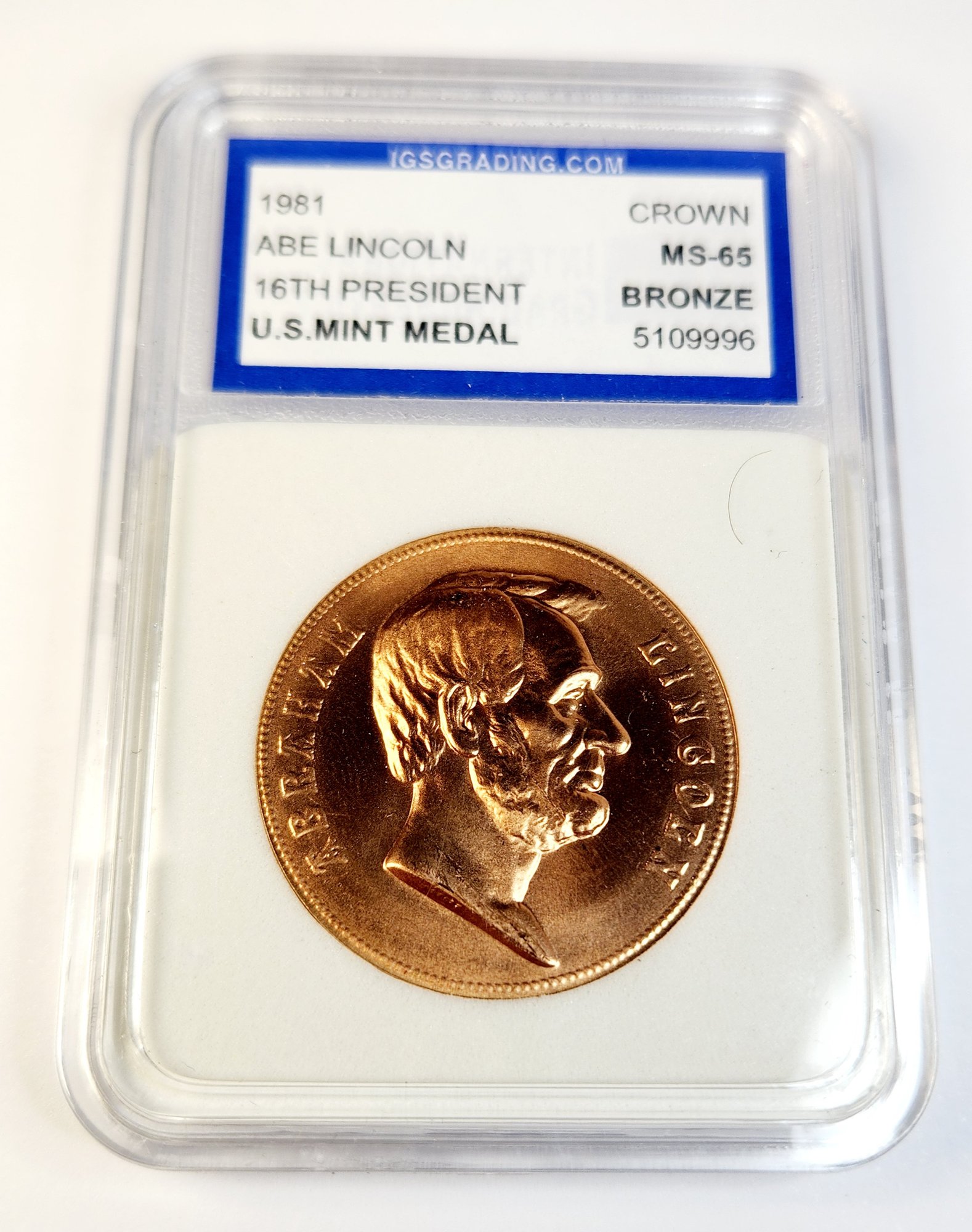 1981 Abraham Lincoln Presidential Inauguration/ Memorial-Pres. Bronze ...