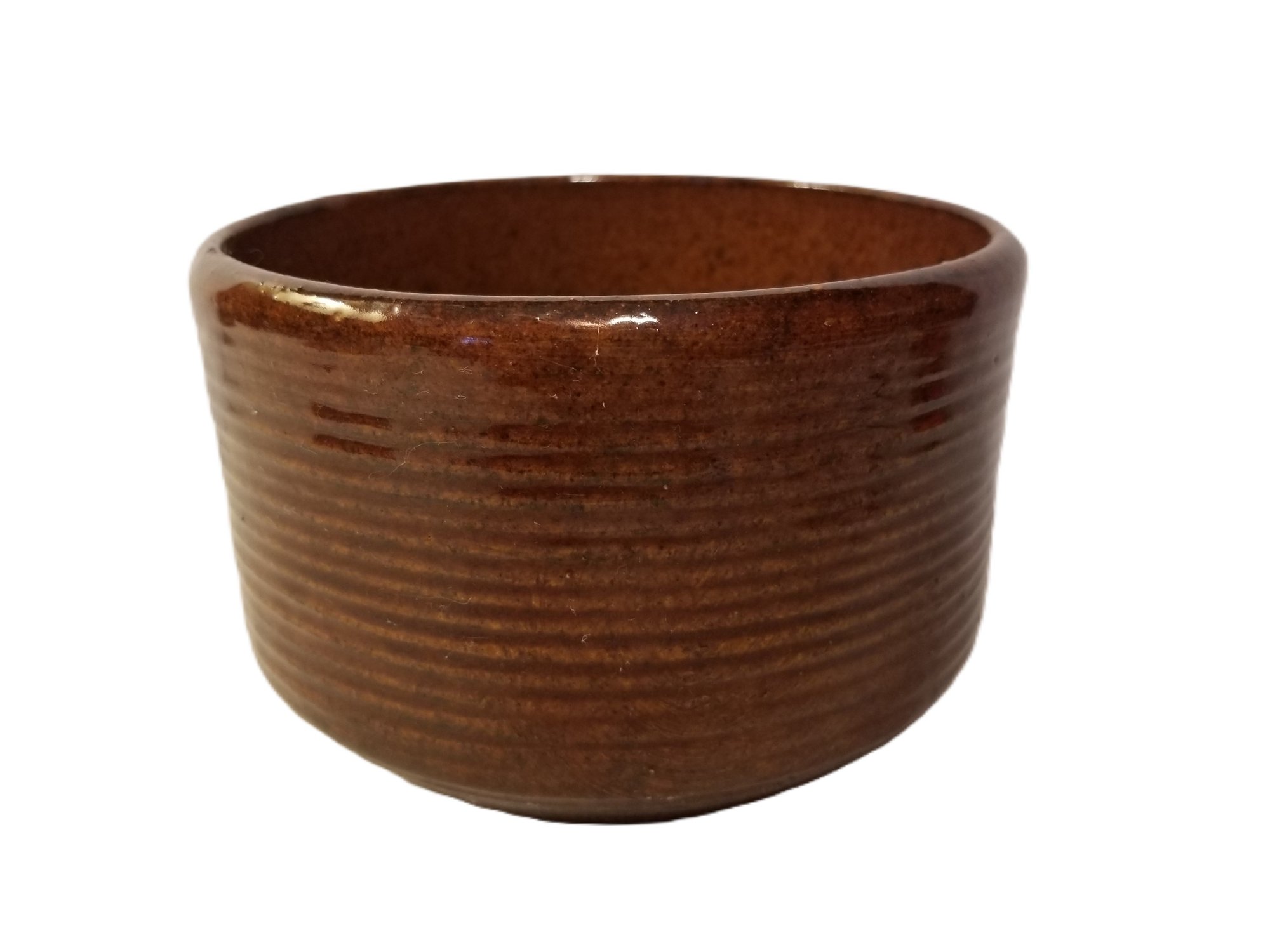 MCM Zanesville Stoneware Homespun Modern Stoneage Brown Glazed Planter ...