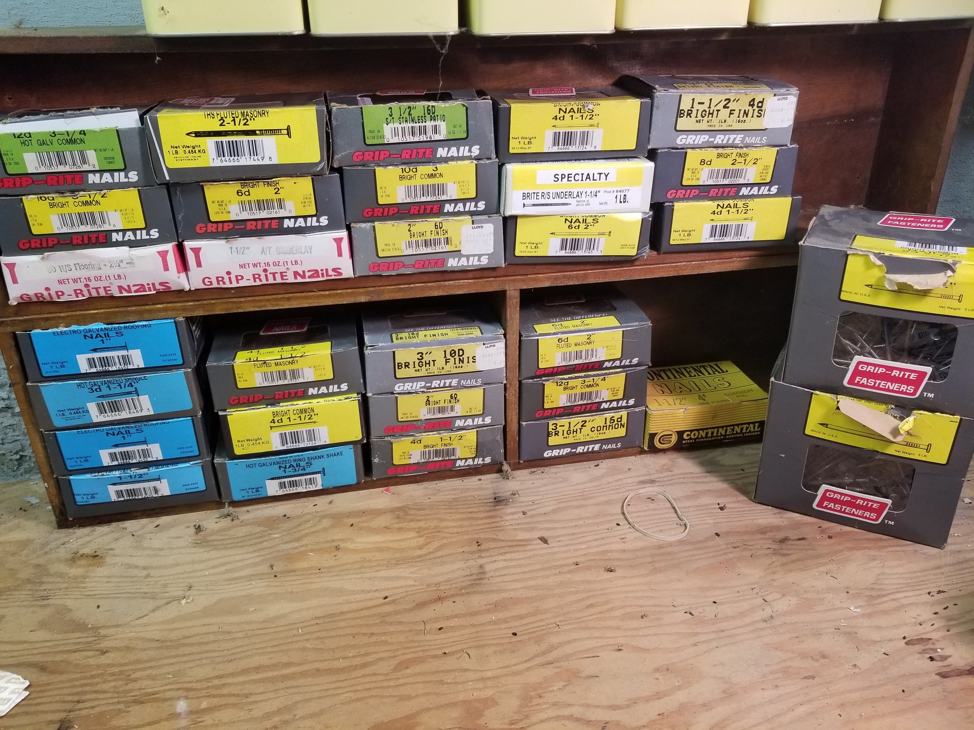 Large Assortment Hand Nailing Nails Boxes Lot Carpentry #2055049 ...