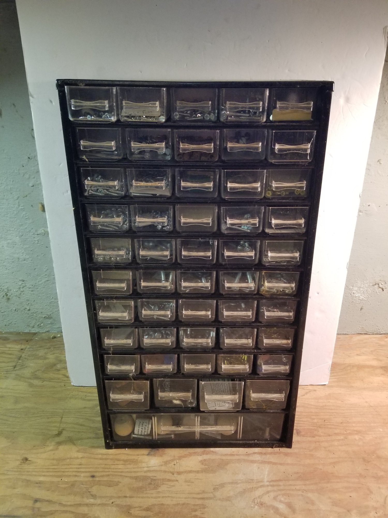 Tall Metal Sorting Box With Hardware Painted Black #2059224 ...