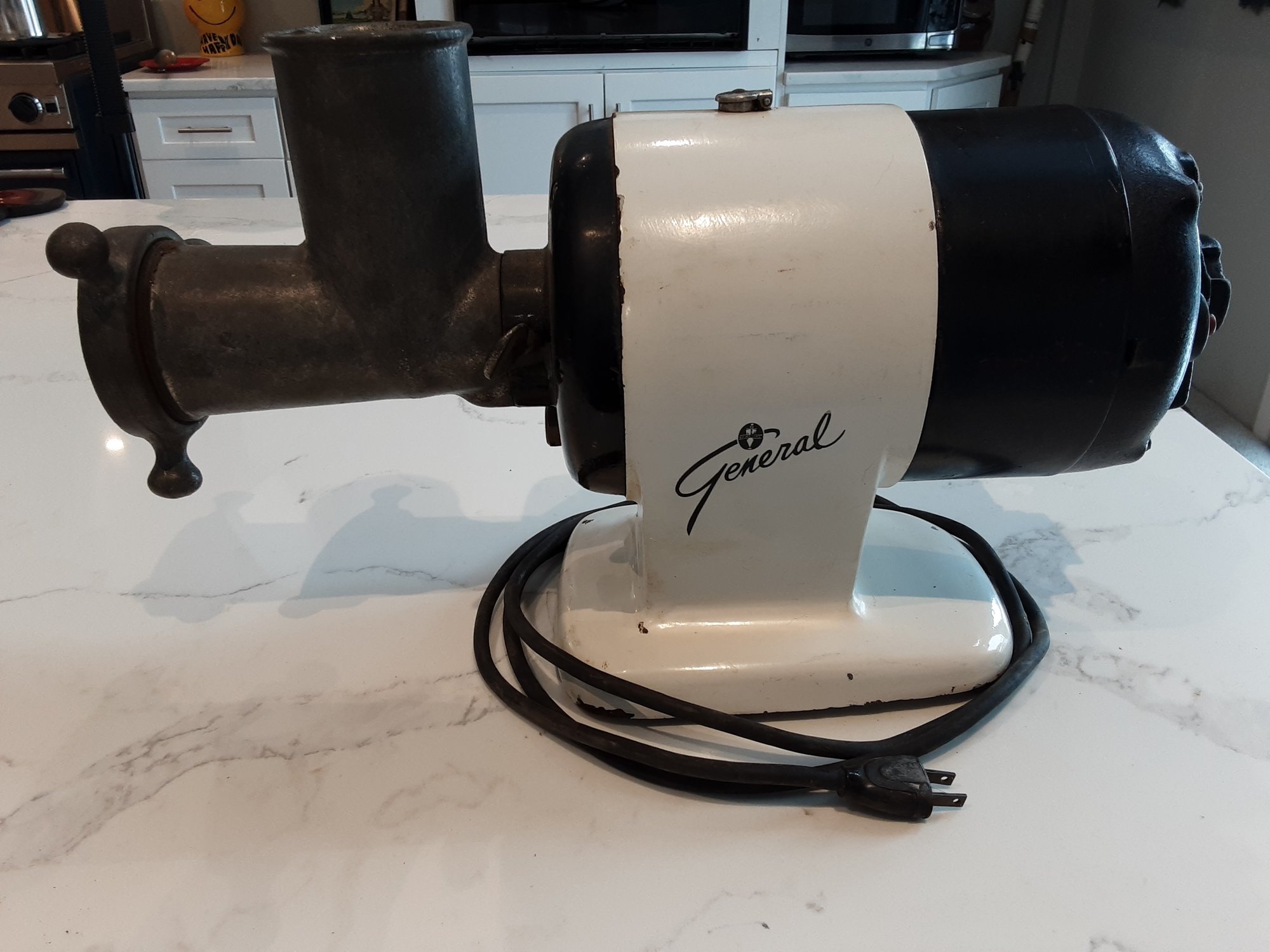 Vintage General Porcelain Commercial Meat Grinder #2062156 ...