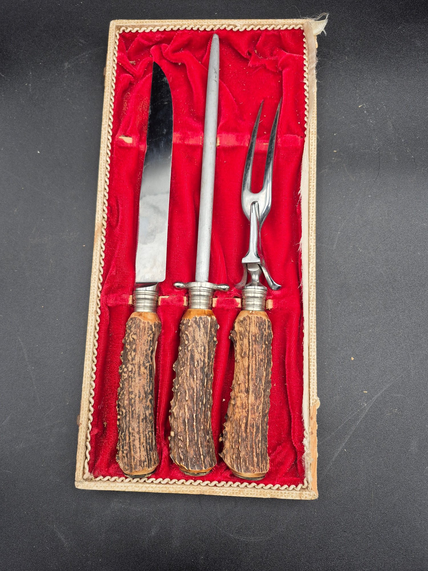 Anton Wingen 3 Pc Carving Set- Solingen Germany #2064805 | Auctionninja.com