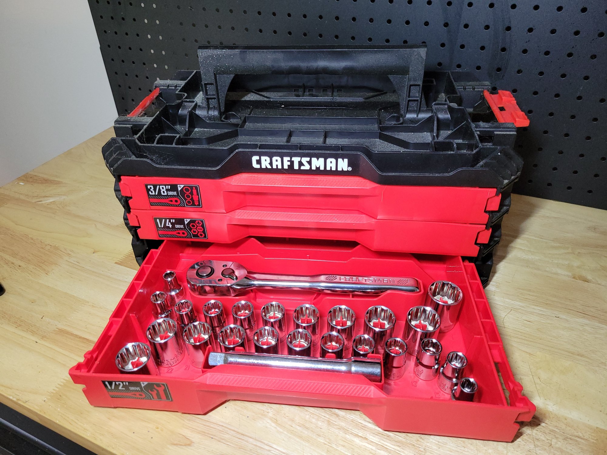 Craftsman Versastack Socket Set. Complete With All 3 Drive Sizes ...