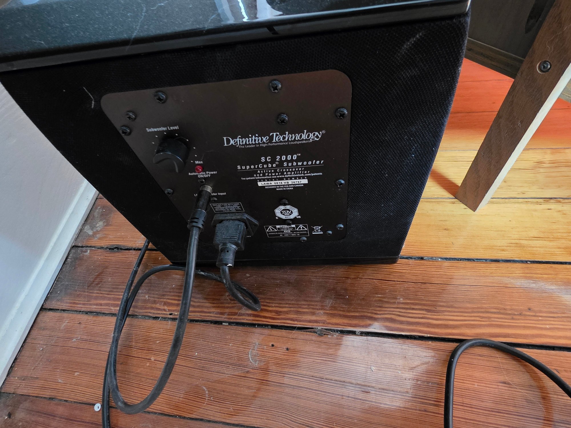 Definitive Technology Surround Sound W/SC2000 Supercube & 3 Mythos XTR ...