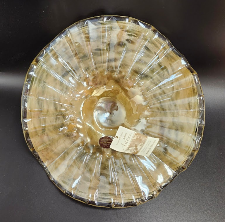 Vintage Mouth Blown Glass Murano Linea Astuni Italy #2128413 ...