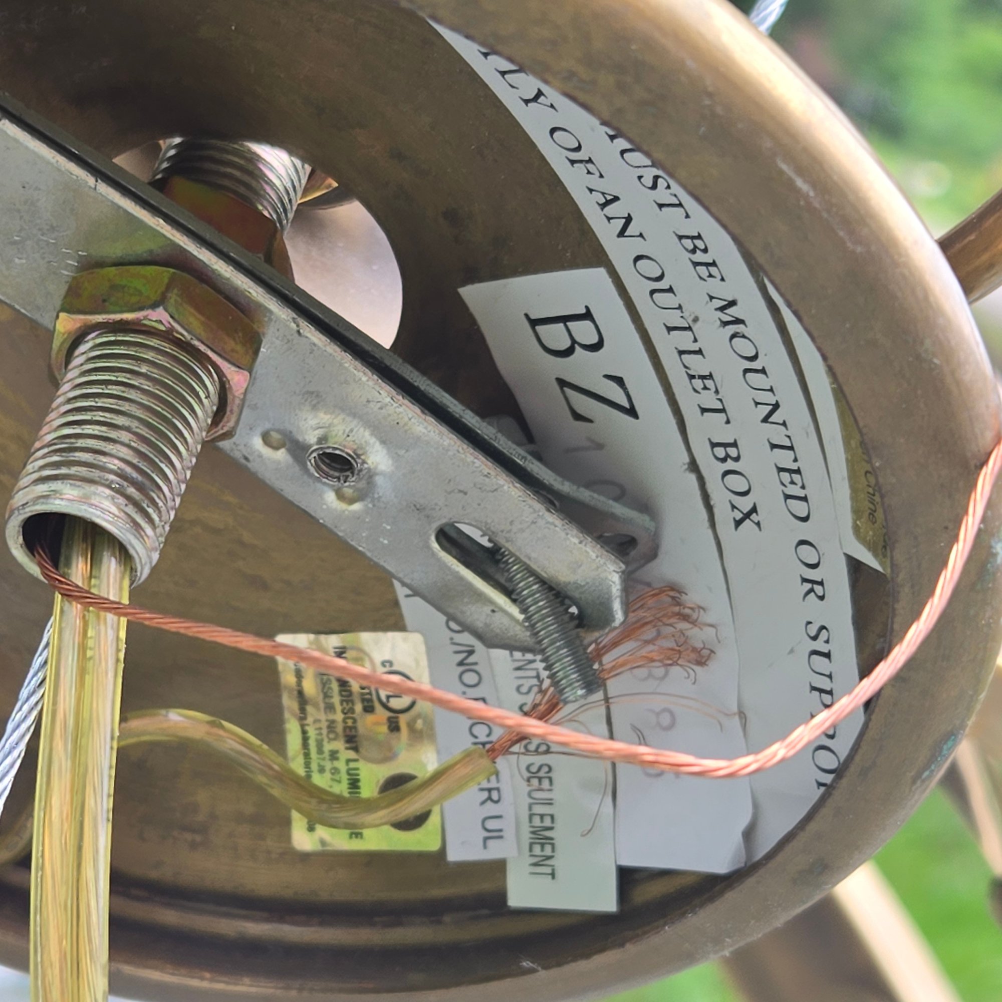 Phenomenal Spherical Armillary Brass 6-arm Ceiling Mount Light Fixture ...