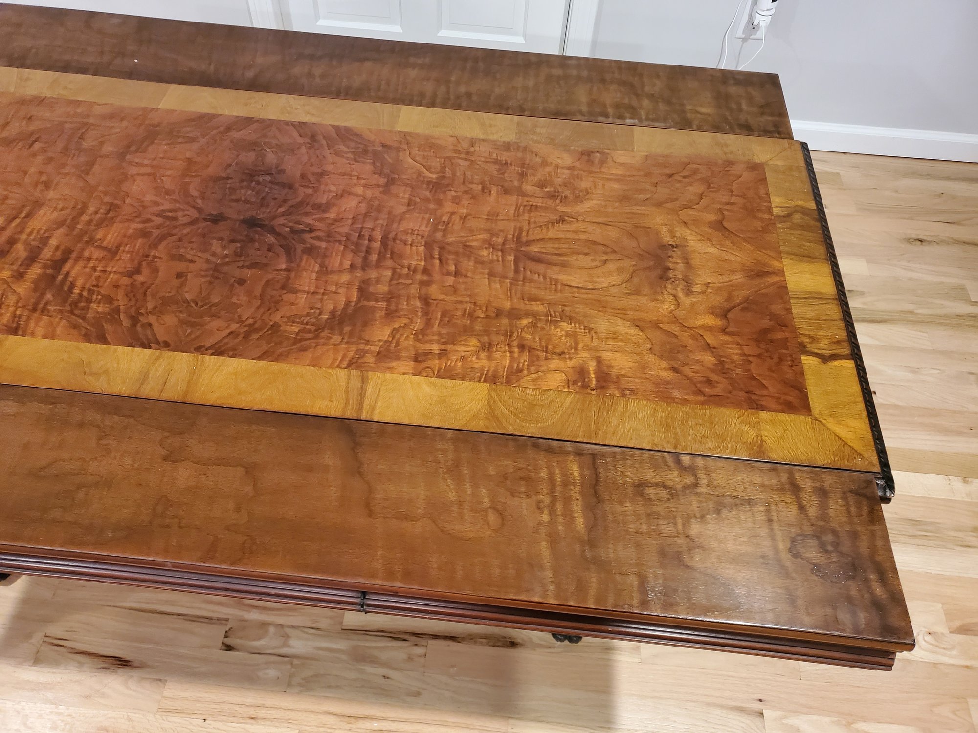 Vintage American Renaissance Extension Library / Dining Table ...