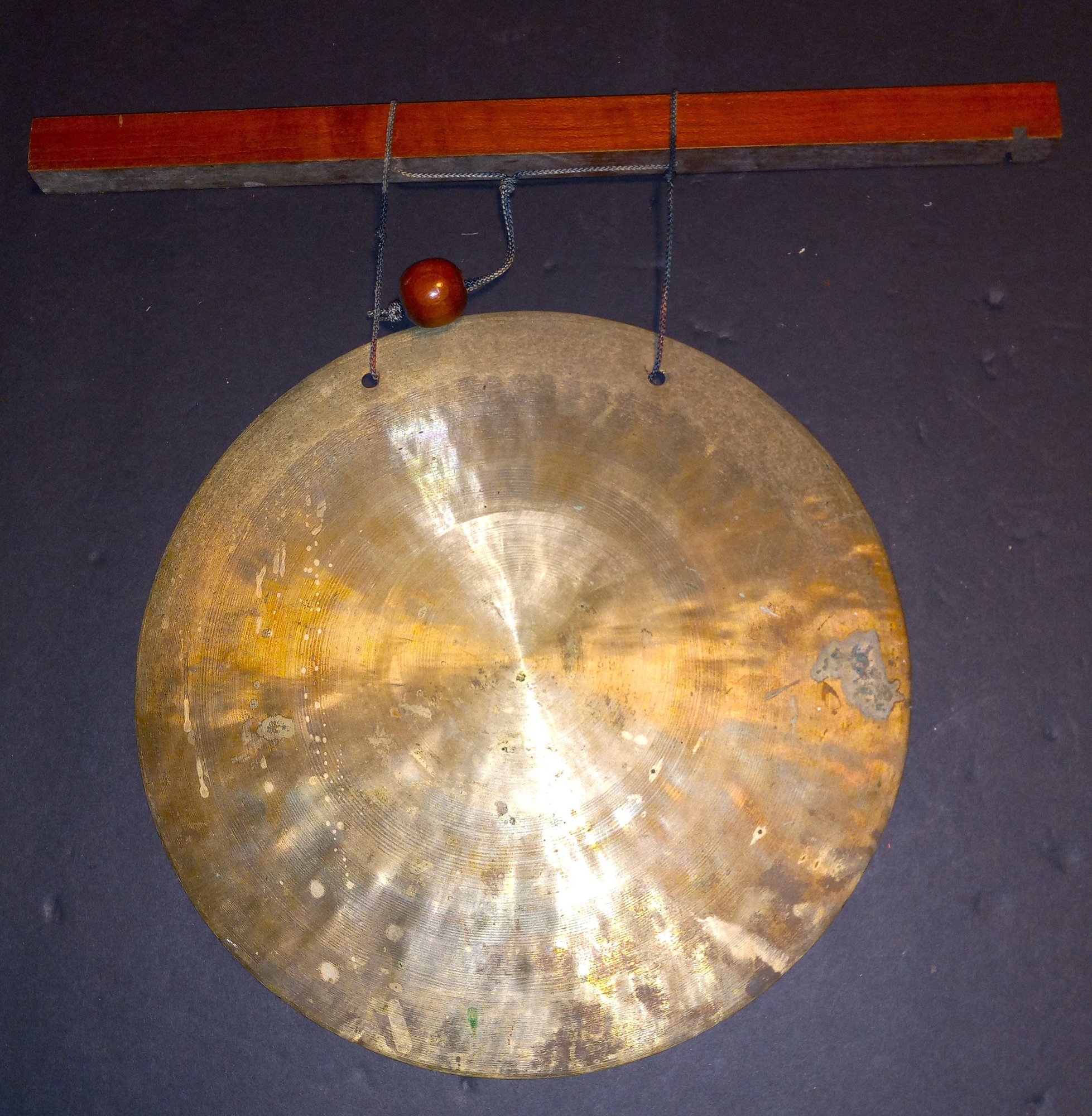 Very Cool Asian Brass Wall Gong Nice Sound #40850803 | Auctionninja.com