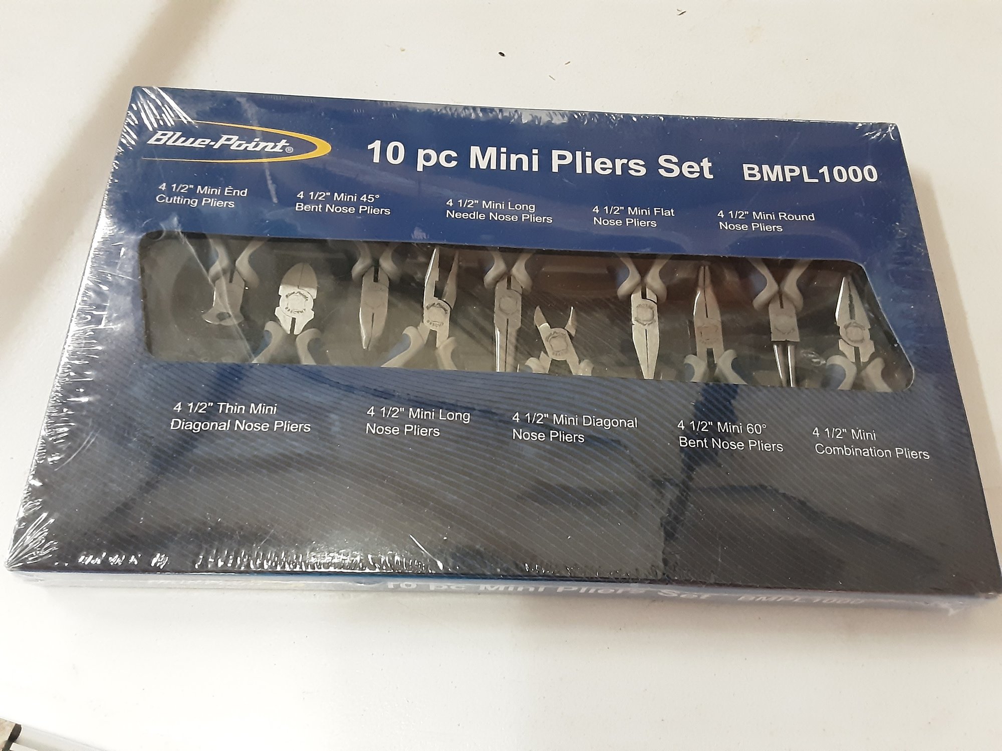 Blue Point 10pc Mini Pliers Set #137 #2164380 | Auctionninja.com