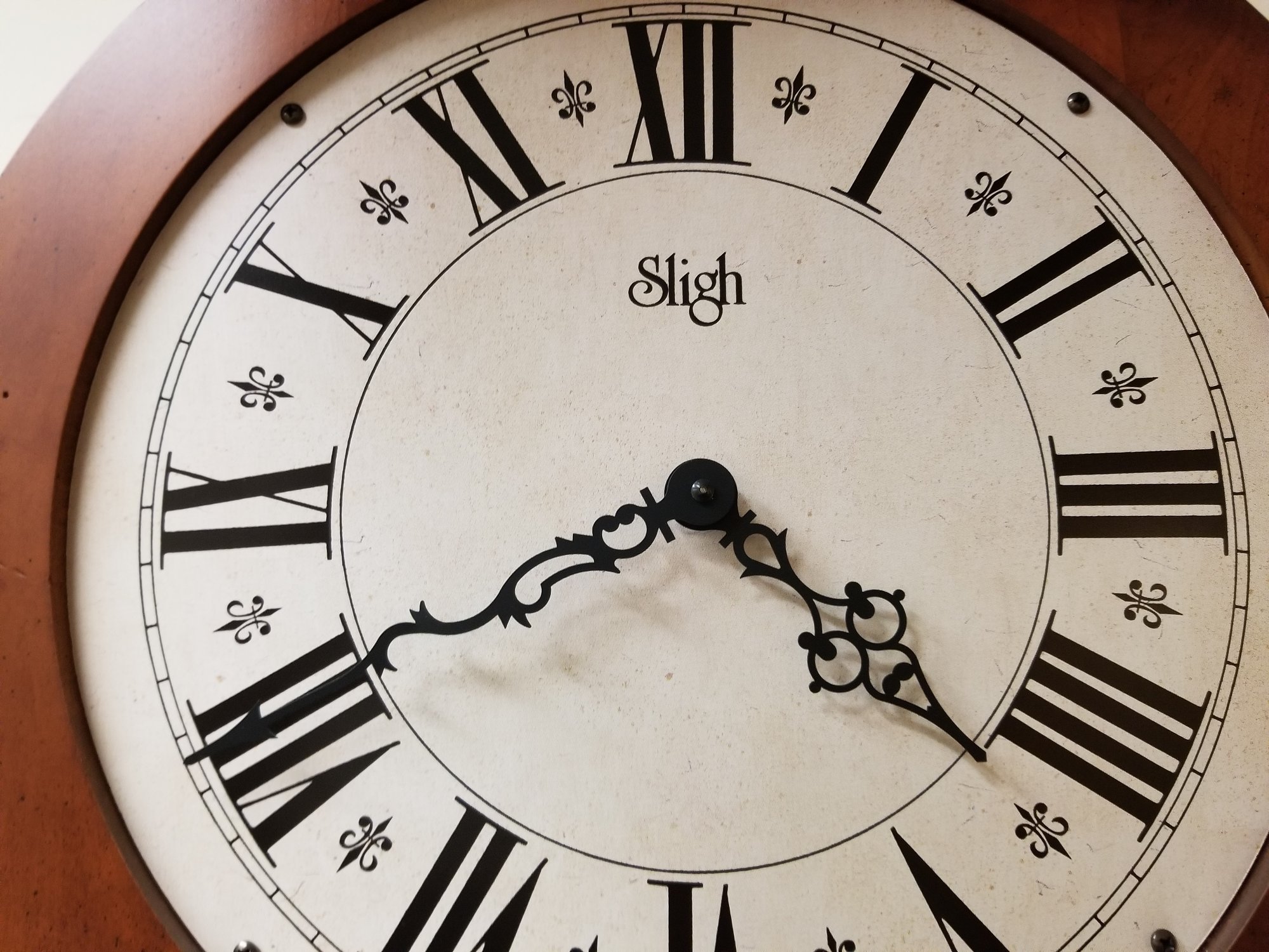 1980s French Country Style Tall Grandfather Clock By Sligh Model 0316-1 ...