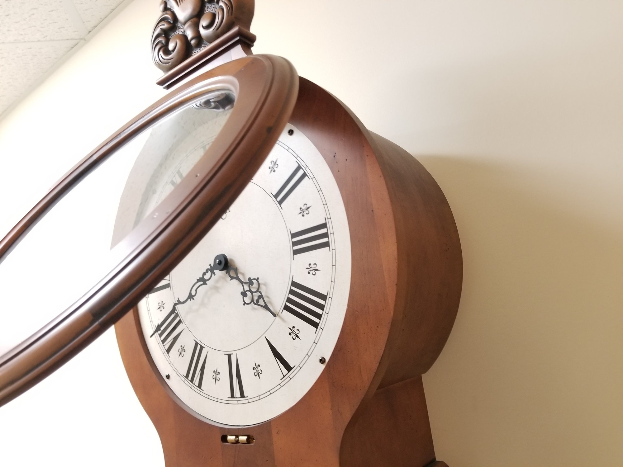 1980s French Country Style Tall Grandfather Clock By Sligh Model 0316-1 ...