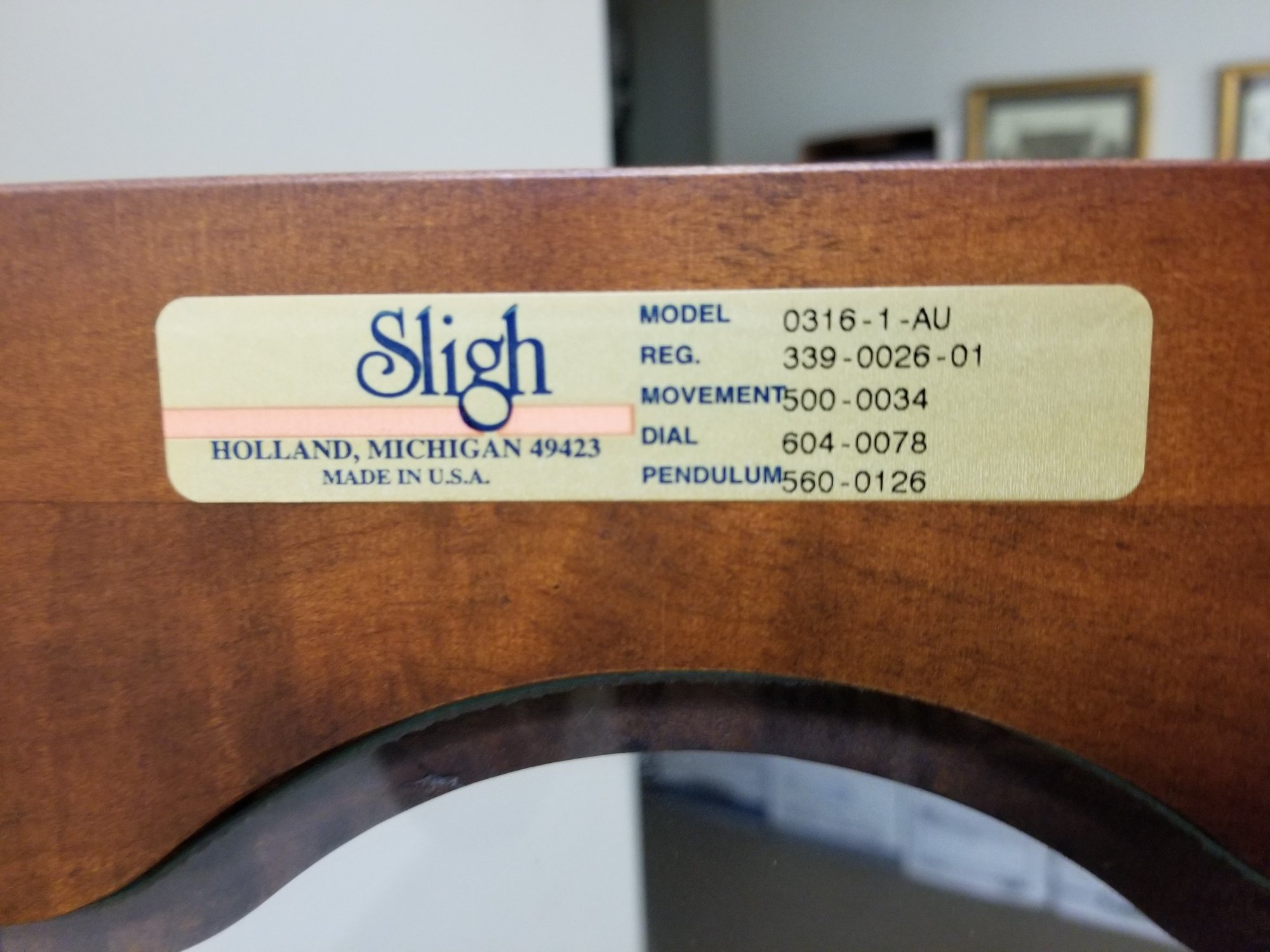 1980s French Country Style Tall Grandfather Clock By Sligh Model 0316-1 ...