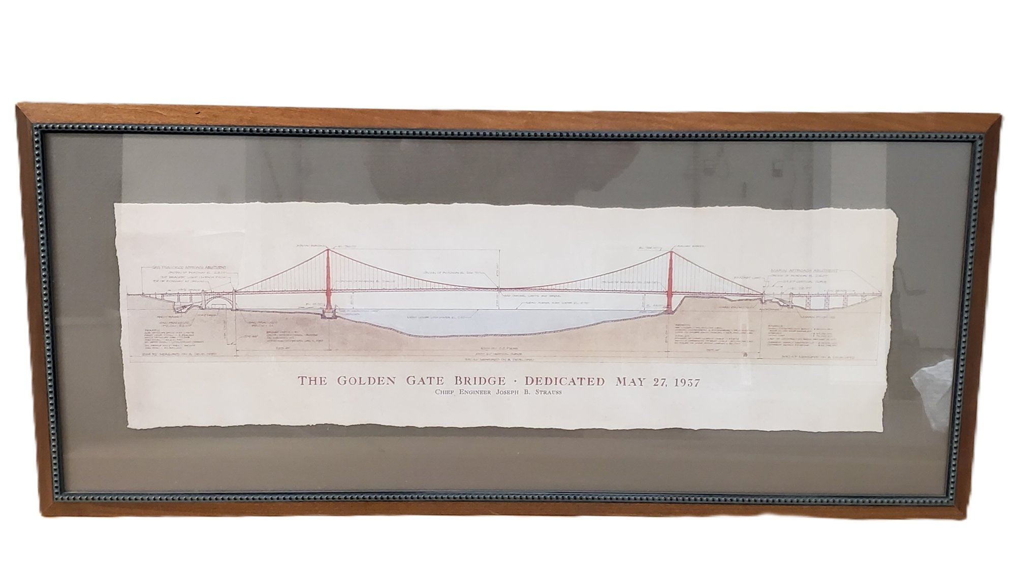 The Golden Gate Bridge Framed Art Print By Craig S. Holmes #2165690 ...
