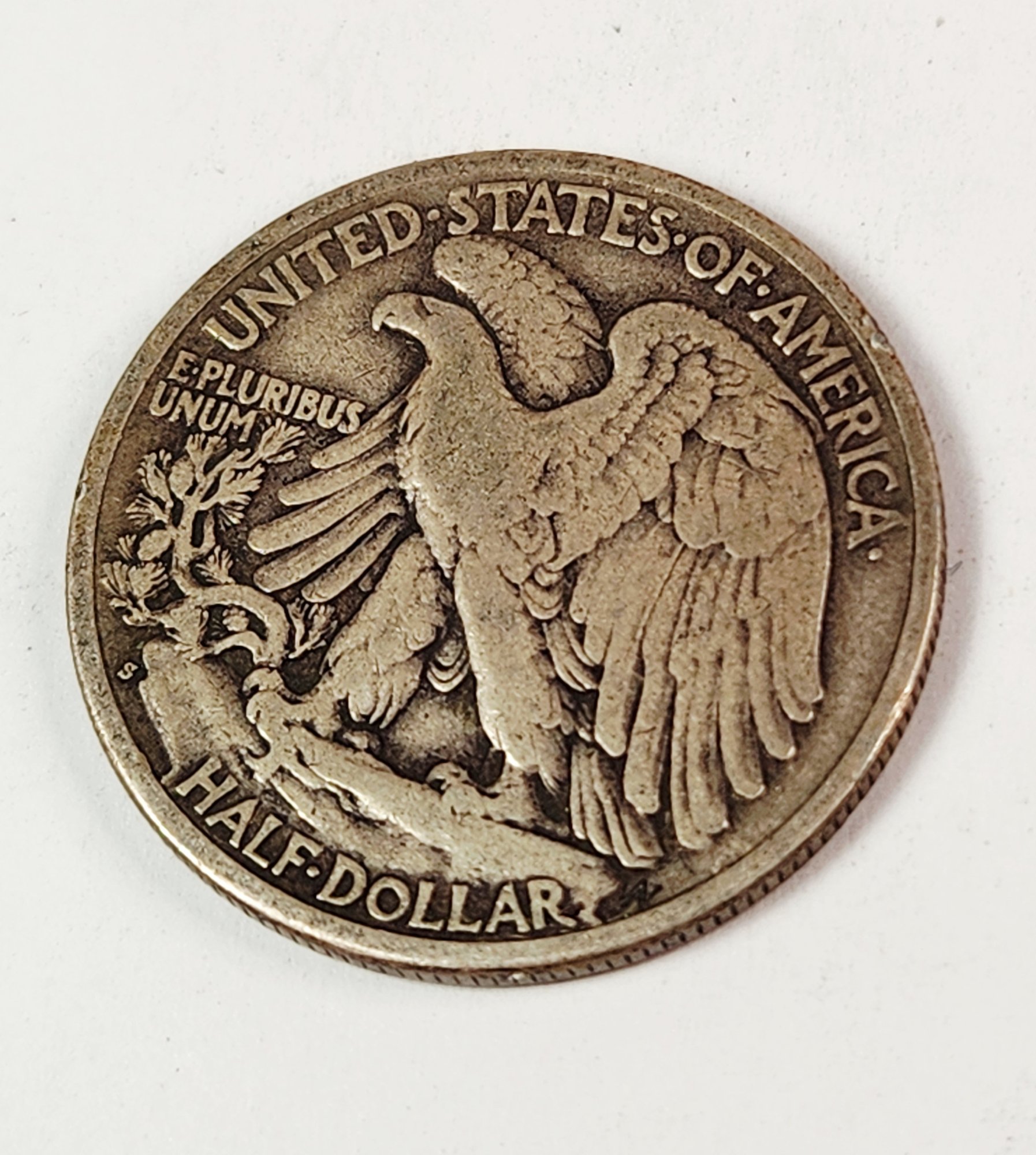 1933 - S Walking Liberty Silver Half Dollar (better Year Depression ...