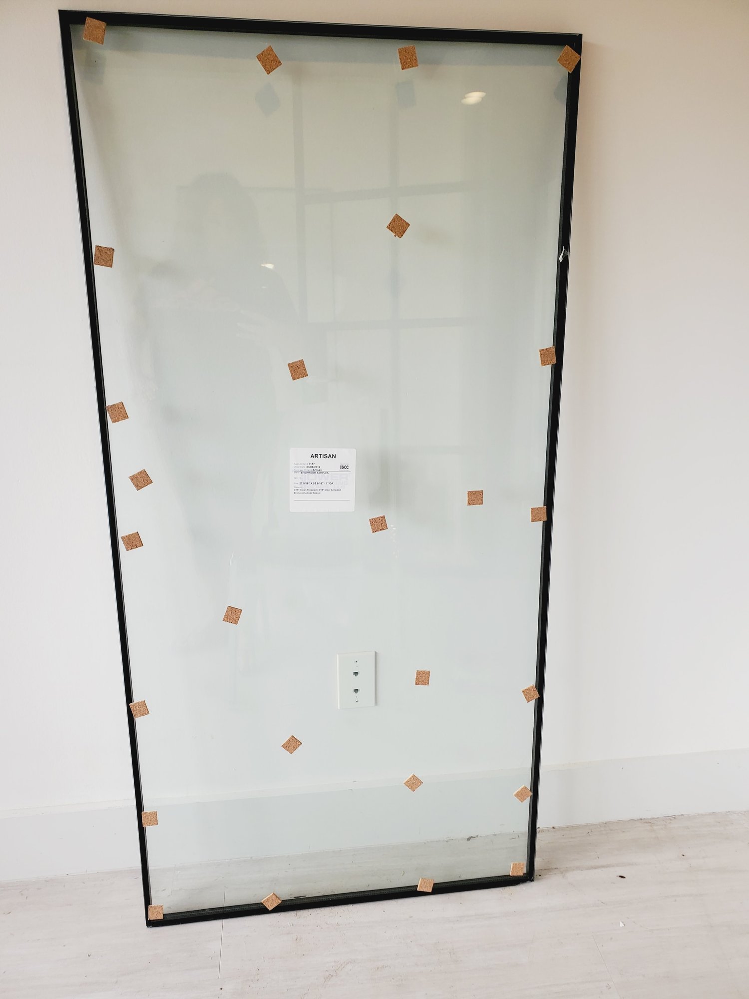 NOS Artisan Showroom Sample 3/16 Clear Annealed W/bronze Anodized ...