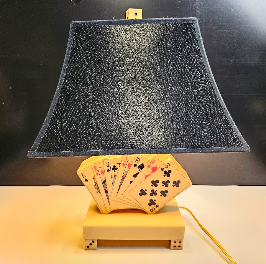 Vintange Y2k Playing Card And Dice Table Lamp Retro-style #2216343 ...