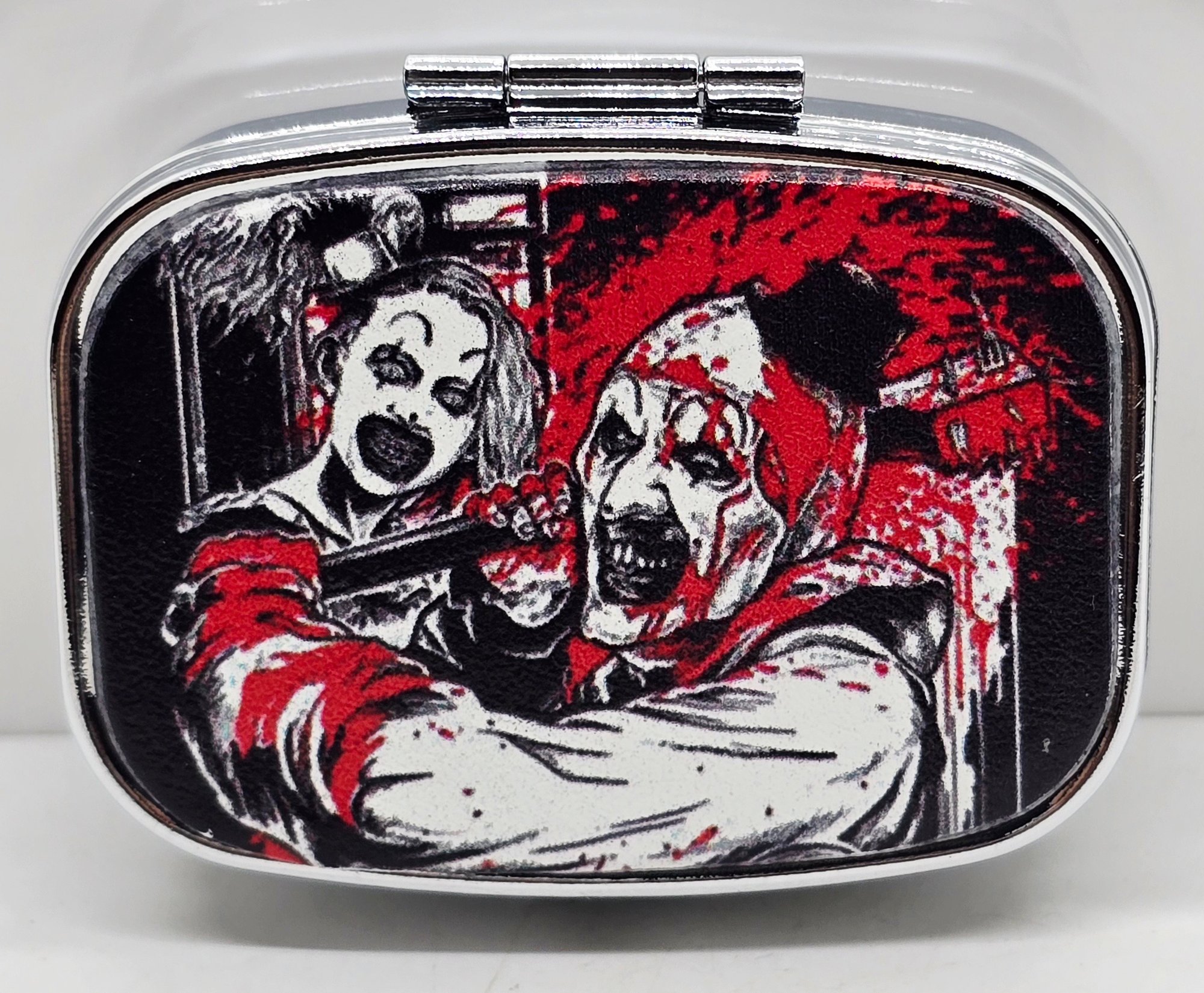 Terrifier Art The Clown Mirrored Pill Box Compact #2226274 ...