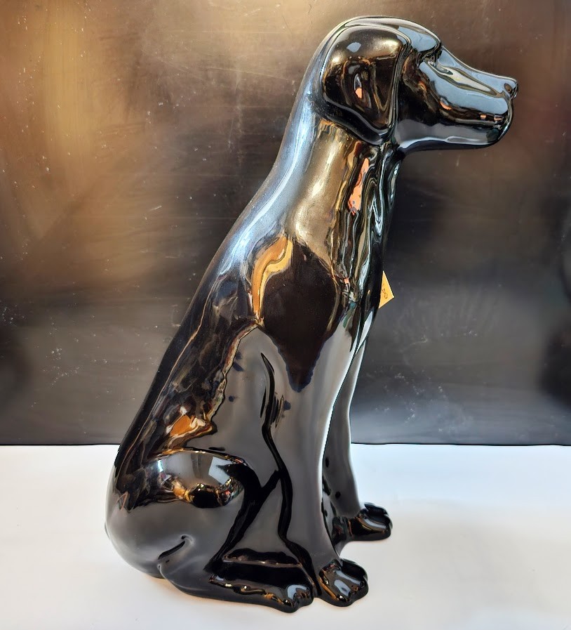 RARE Vintage Royal Haeger Black Dog MCM Art Deco Figure ($$$) #2235291 ...