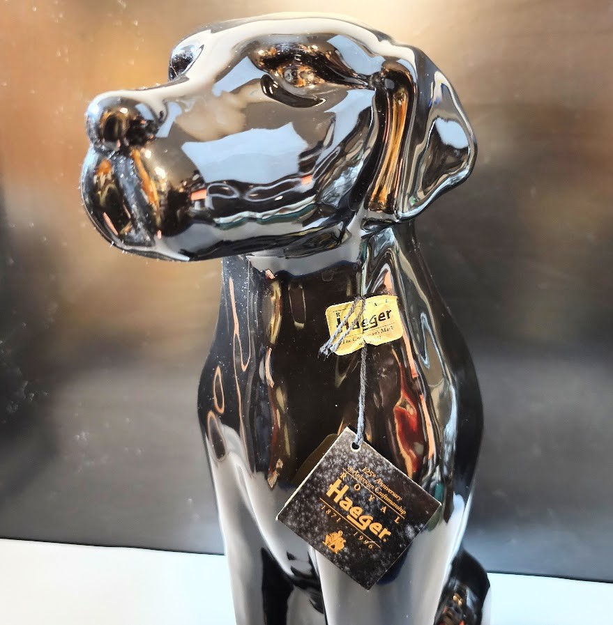 RARE Vintage Royal Haeger Black Dog MCM Art Deco Figure ($$$) #2235291 ...