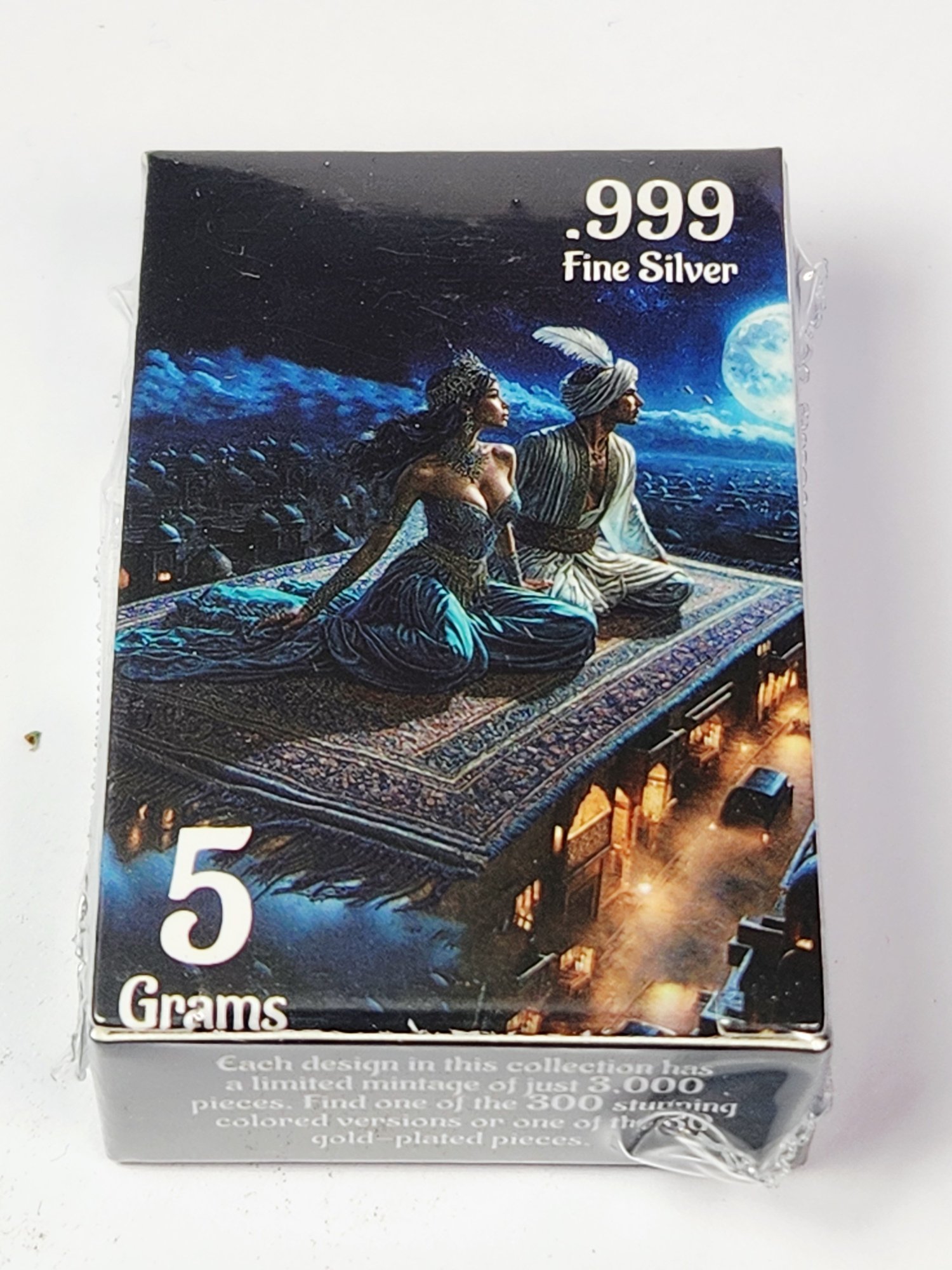 Pan Silver Company 5 Grams .999 Fine Silver Aladdin Magic Carpet Sealed ...