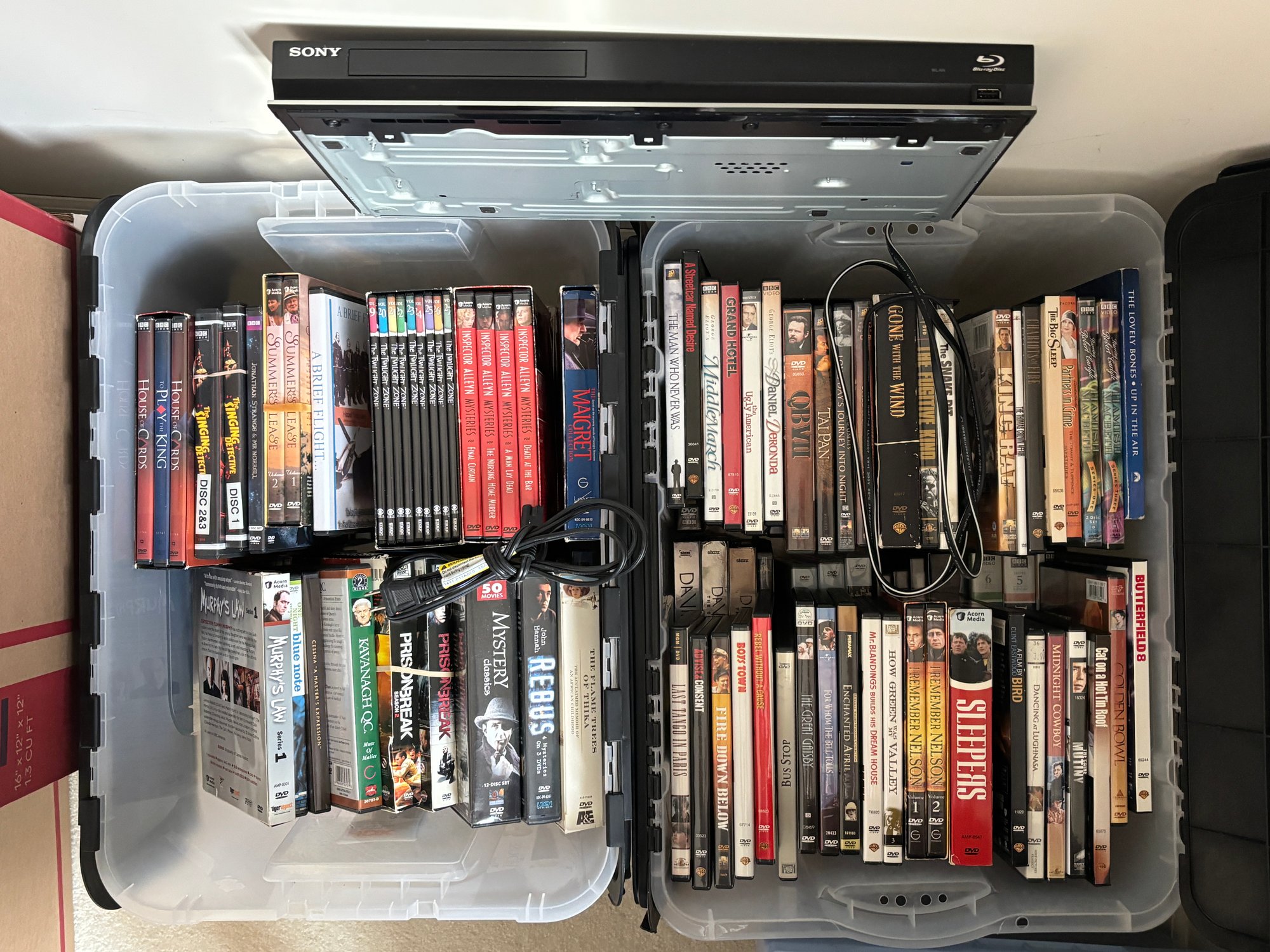 Instant Movie Night Take One: Mystery Collection Of DVDs & Sony DVD ...