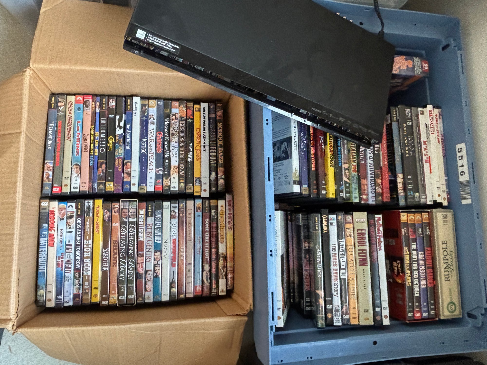 Instant Movie Night Take Two: Mystery Collection Of DVDs & Sony DVD ...