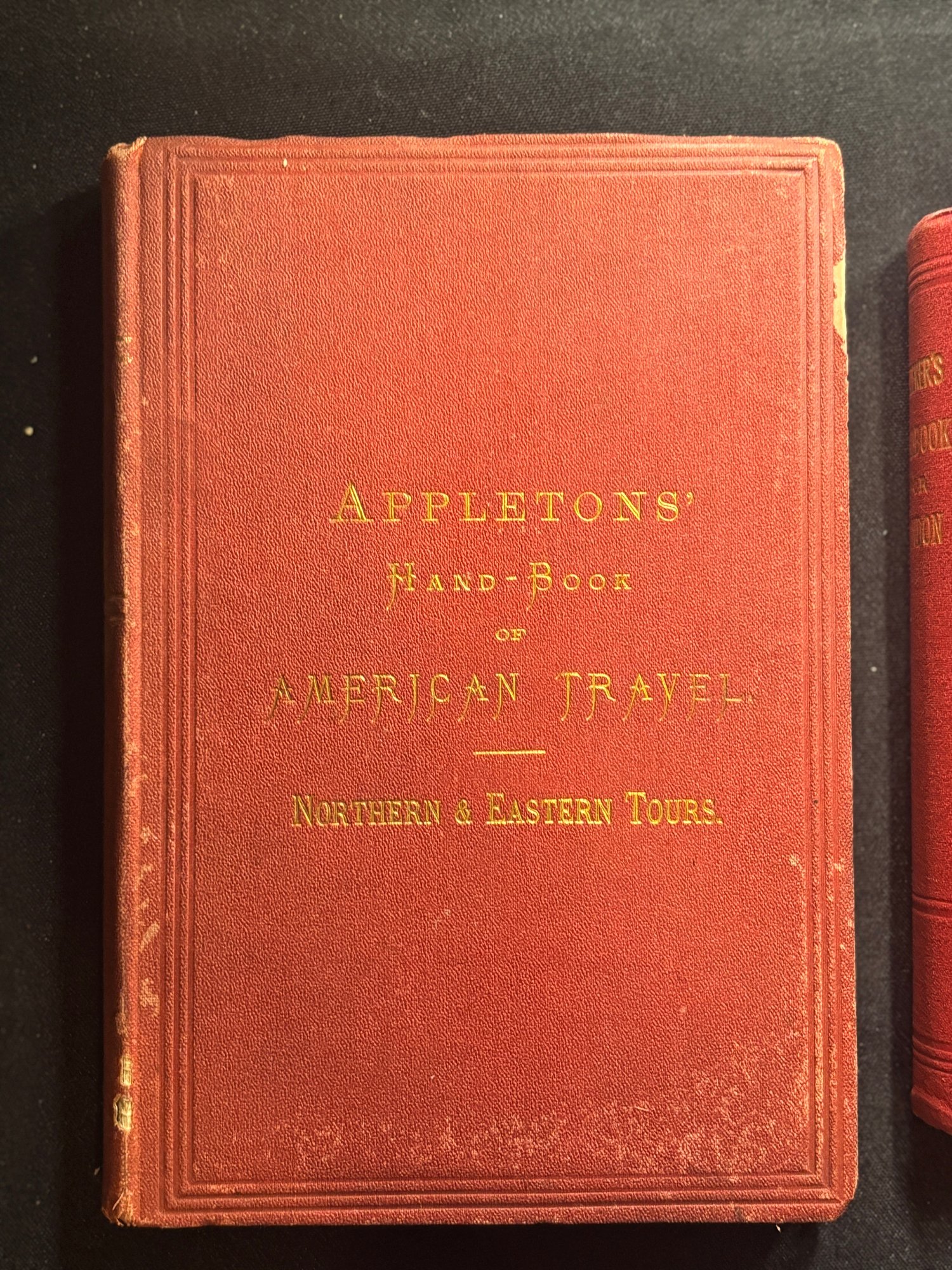 Paris, London & American Travel Trio Of Classic Red Cloth Guidebooks ...