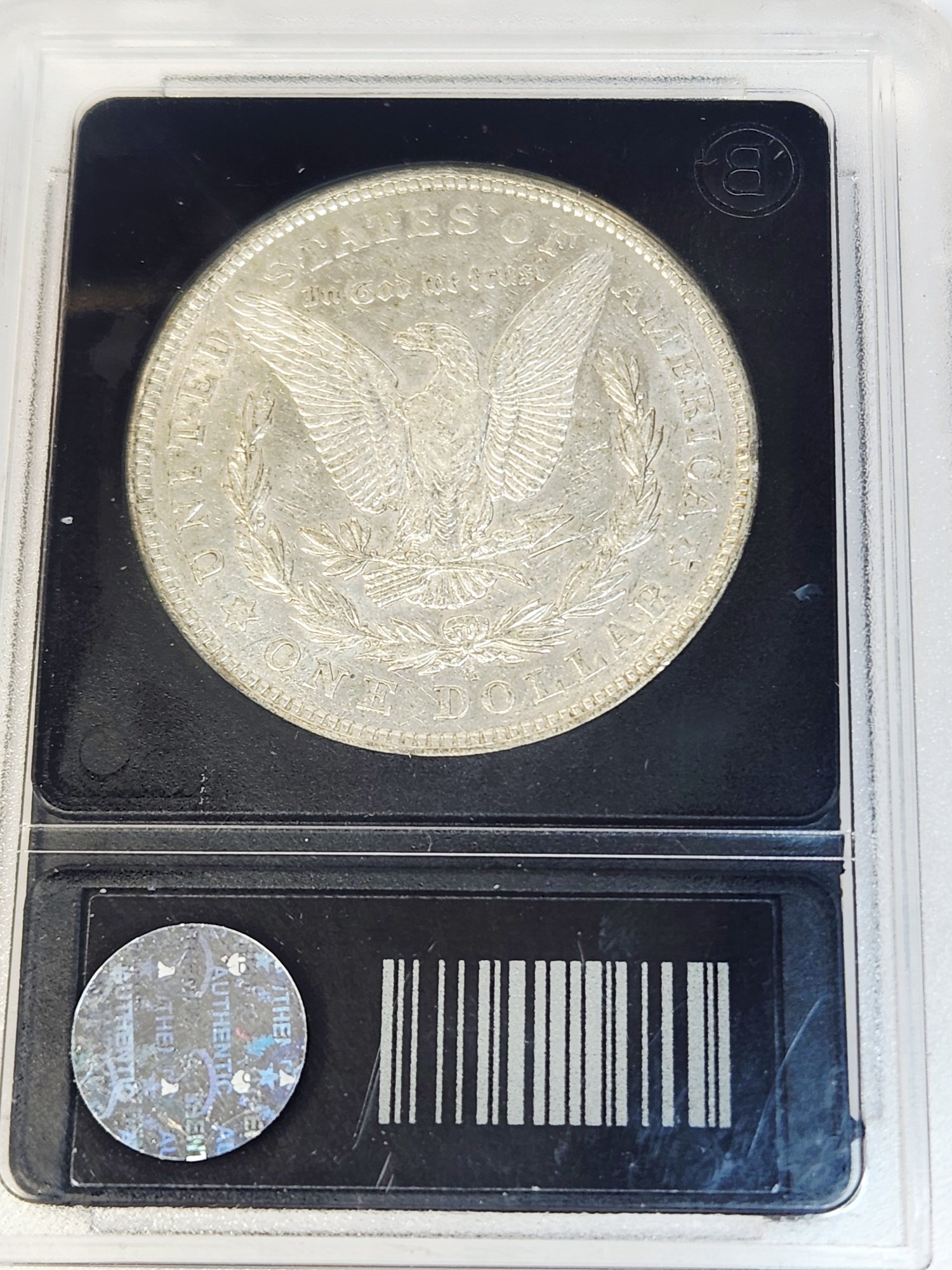 1921-D Morgan SILVER Dollar (last Year) 104 Years Old Slab Case ...