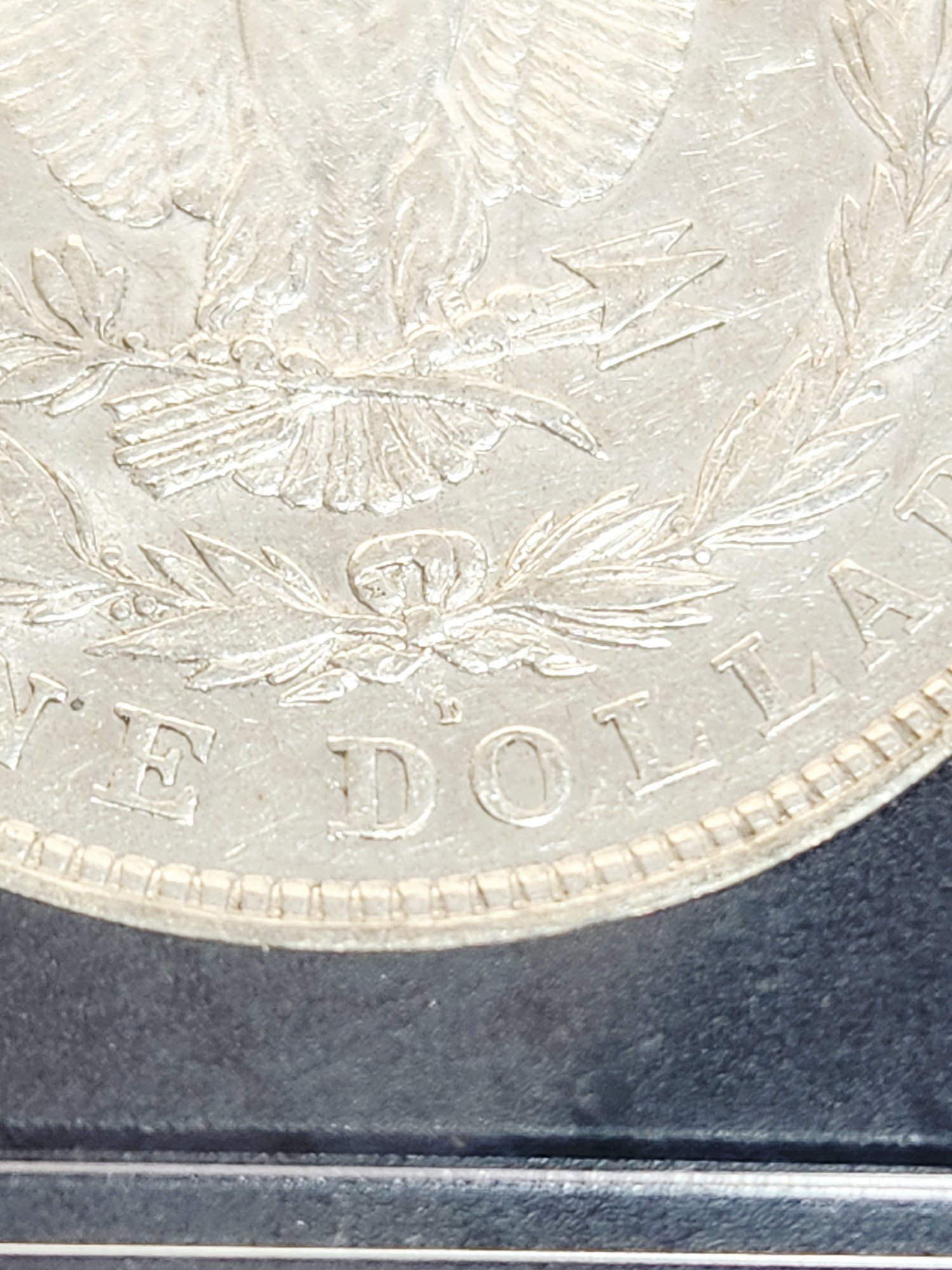 1921-D Morgan SILVER Dollar (last Year) 104 Years Old Slab Case ...