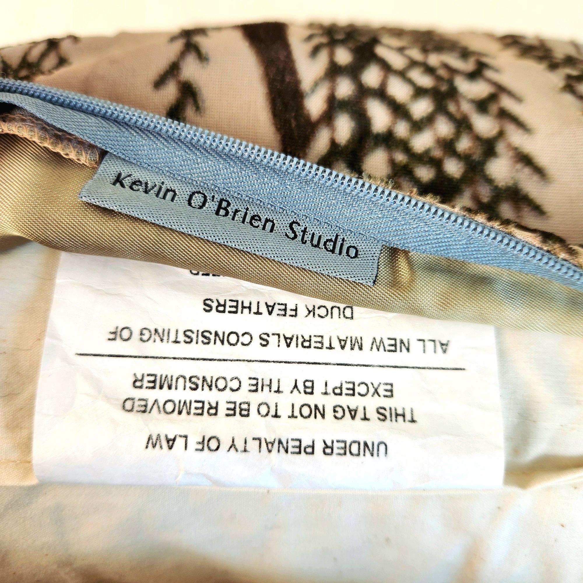 3 Kevin O'Brien Studio Pillows Devore Velvet #2263315 | Auctionninja.com