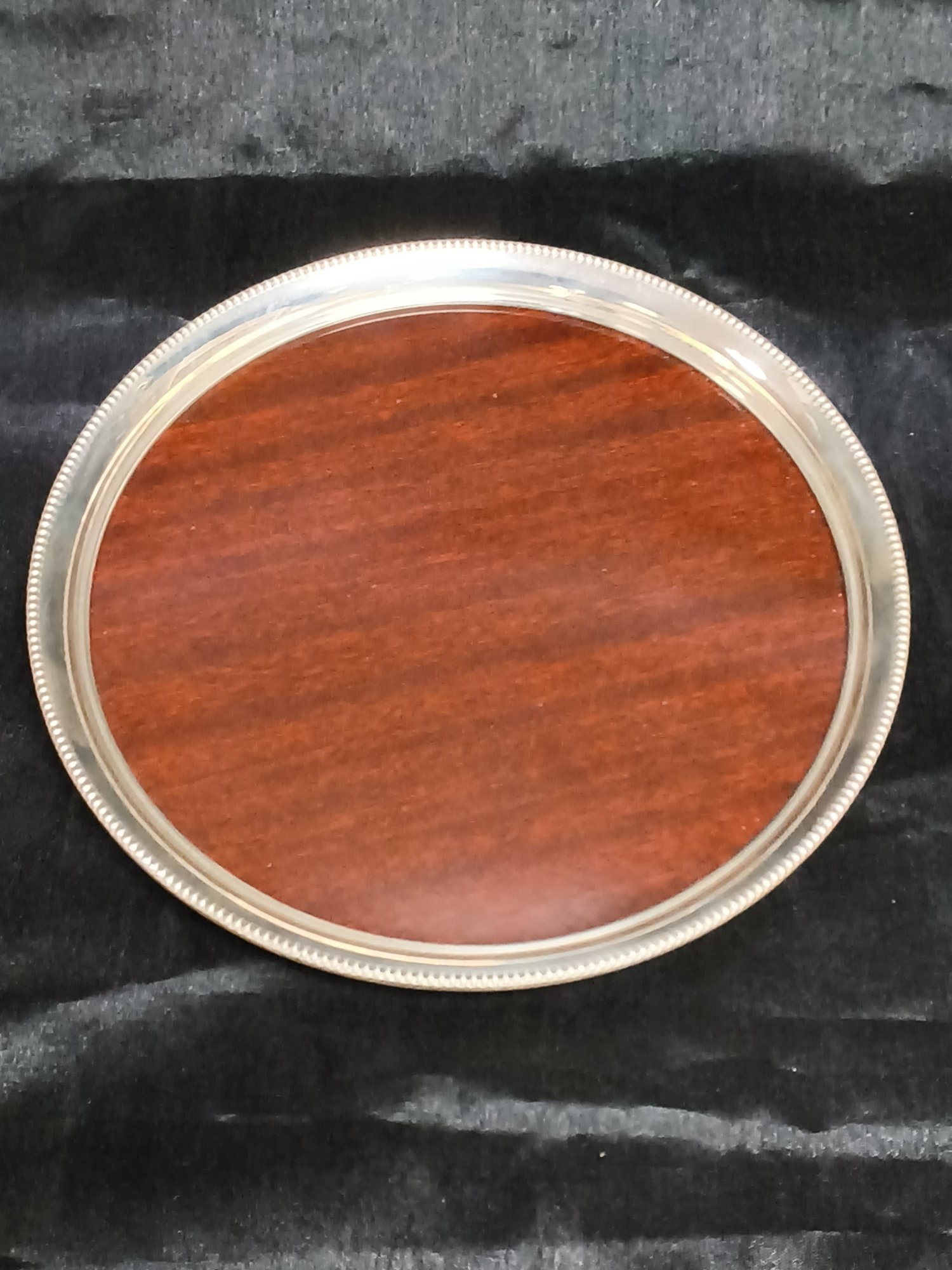 Unused Vtg. Set: Revere Sterling Silver & Formica Serving Tray & 6 ...