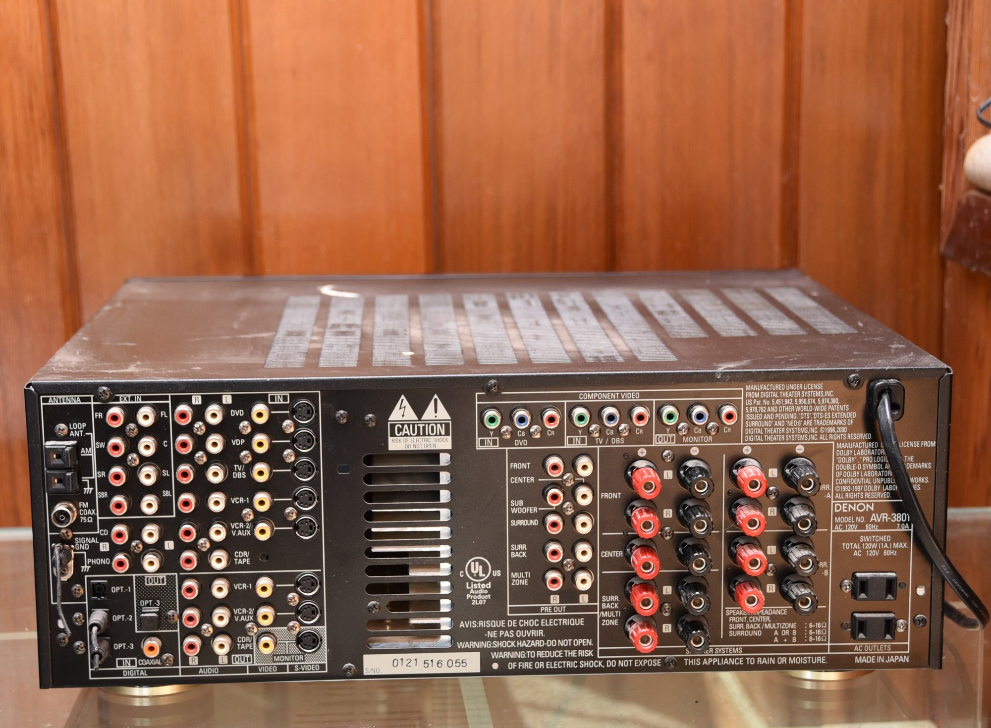 Denon Receiver Model AVR-3801 #2035505 | Auctionninja.com